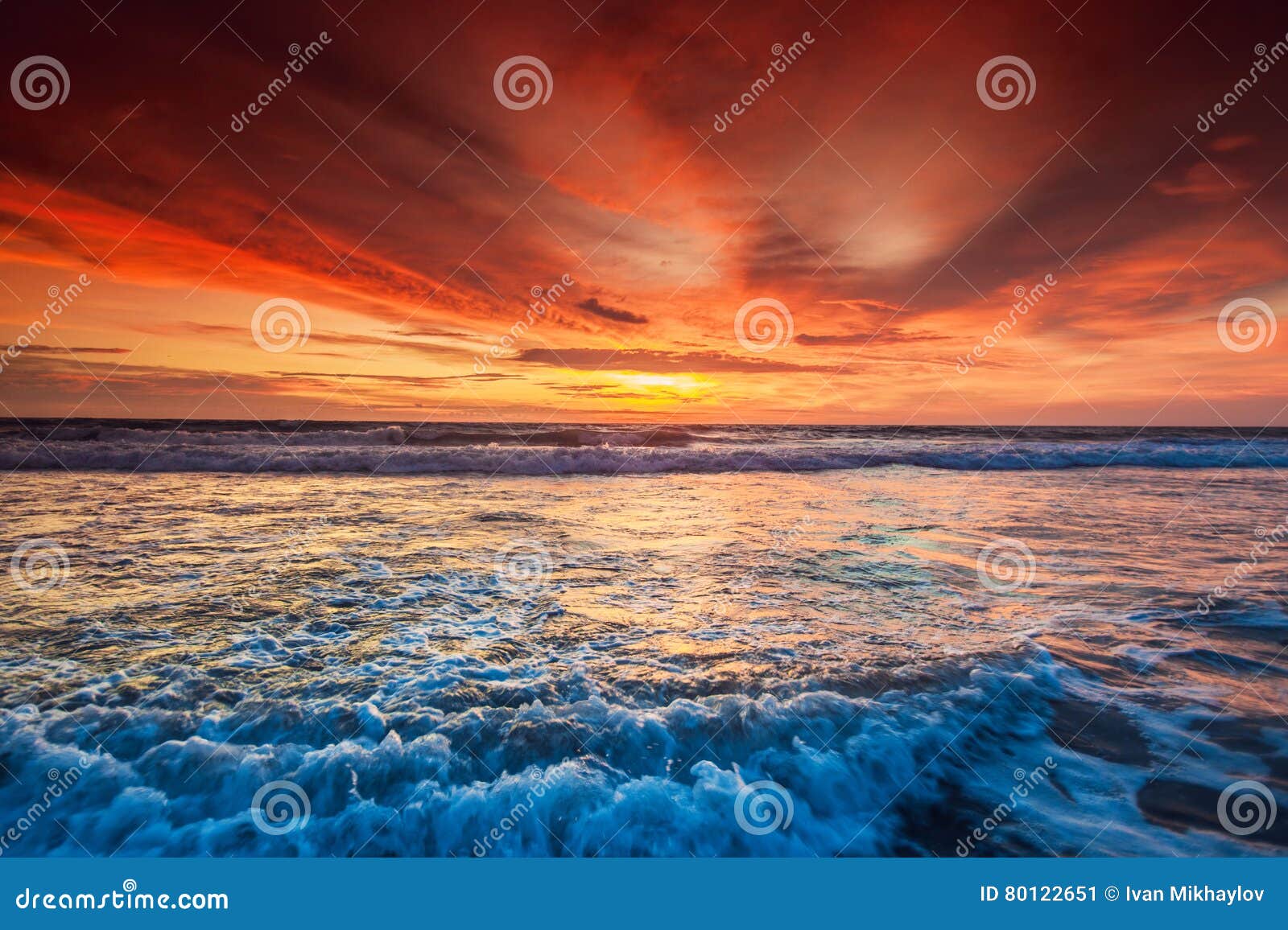 Beautiful sea sunset stock image. Image of tropical, bali - 80122651