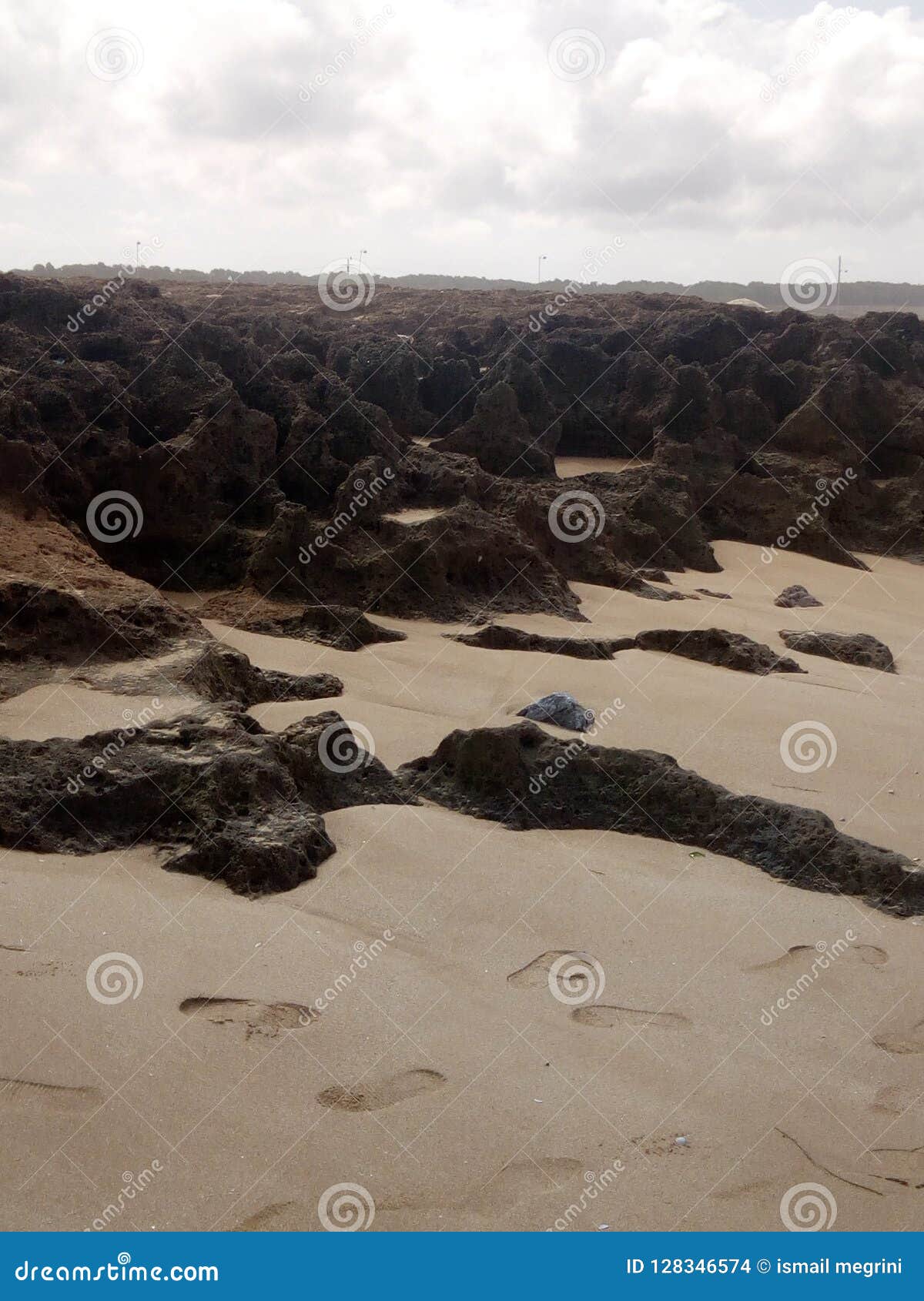 Amazing Rocks in Temara Beach Stock Photo - Image of morocco, rocks ...