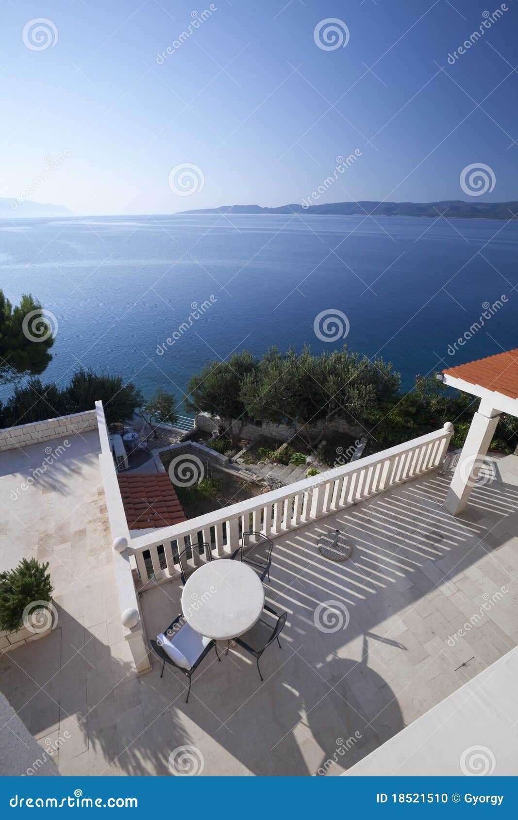 Beautiful sea view stock photo. Image of luxury, built - 18521510