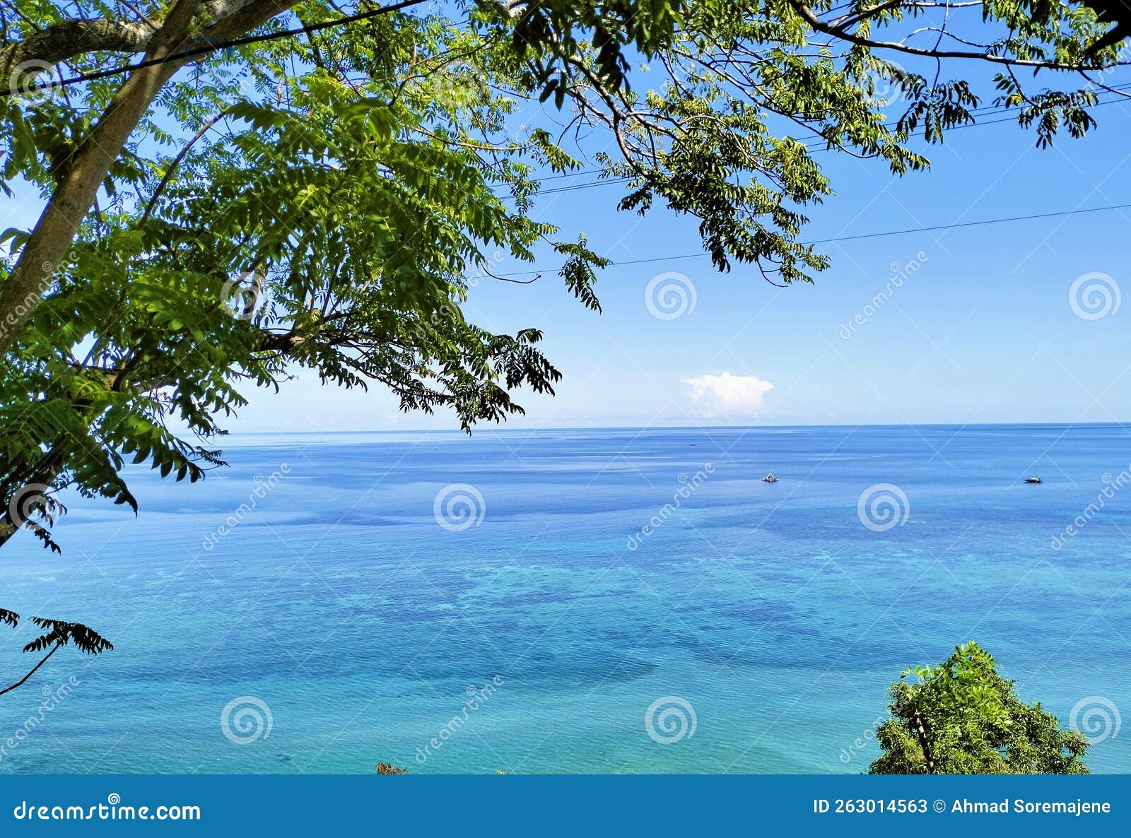 Beautiful Sea View of Beautiful Coral Reefs Stock Image - Image of ...