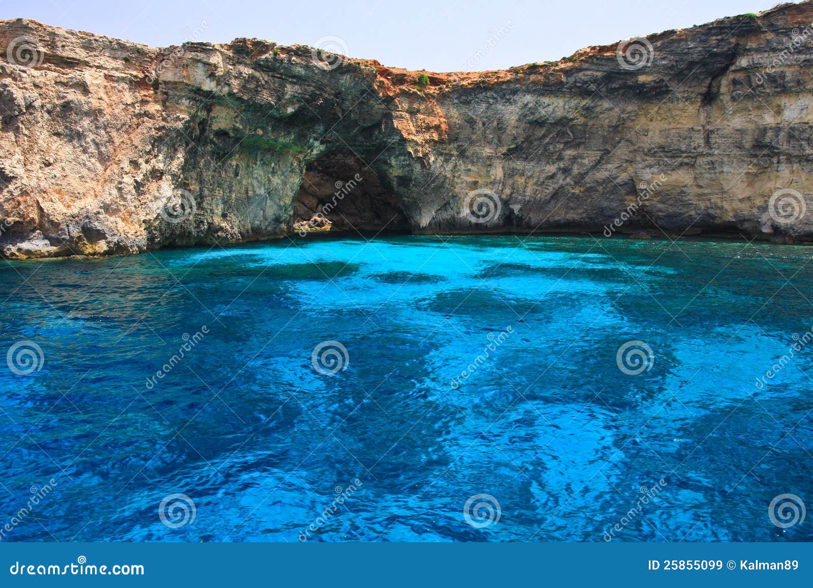 Beautiful sea water lagoon stock image. Image of adriatic - 25855099