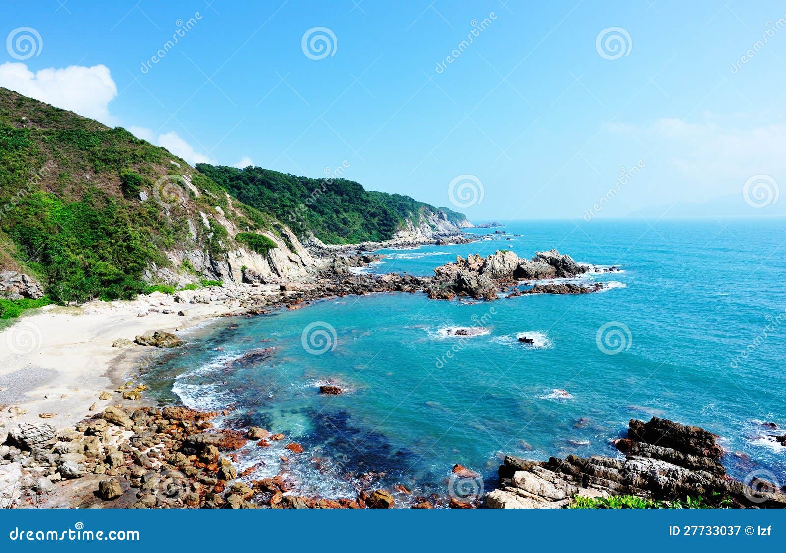 Beautiful Seacoast Landscape Stock Image - Image of tree, nature: 27733037