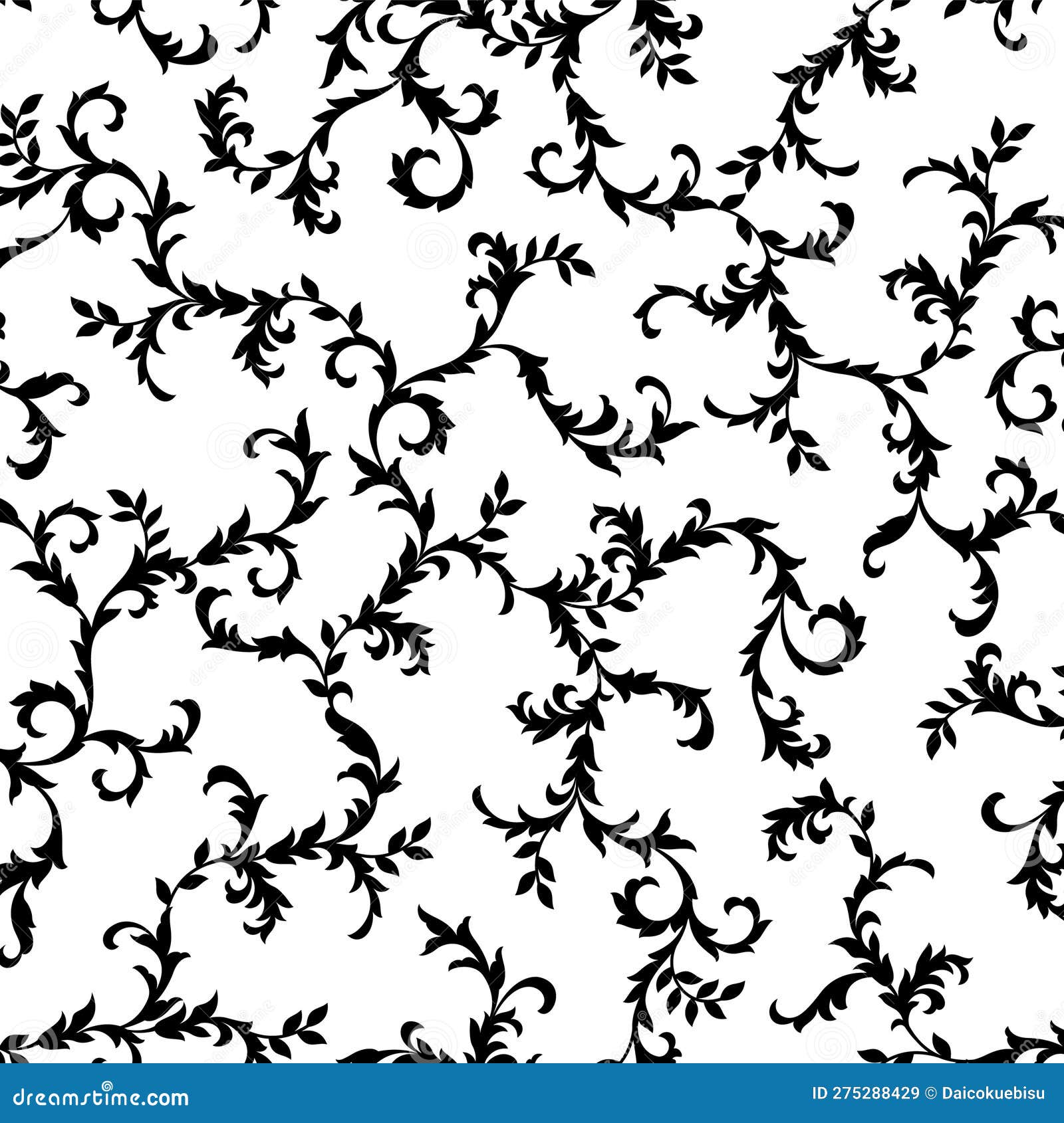 Sarasa Pattern that Continues Seamlessly, Stock Illustration ...