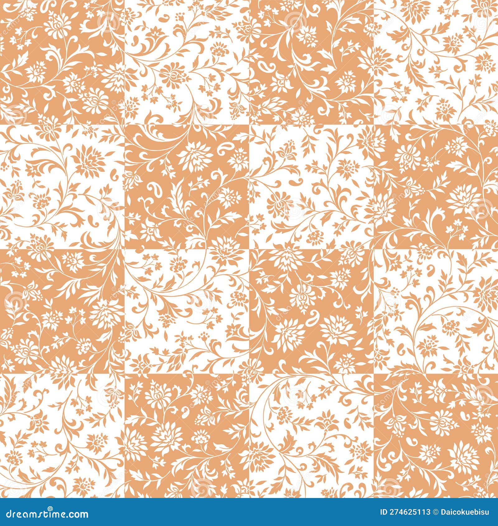 Beautiful and Seamless Chintz Pattern, Stock Vector - Illustration of ...