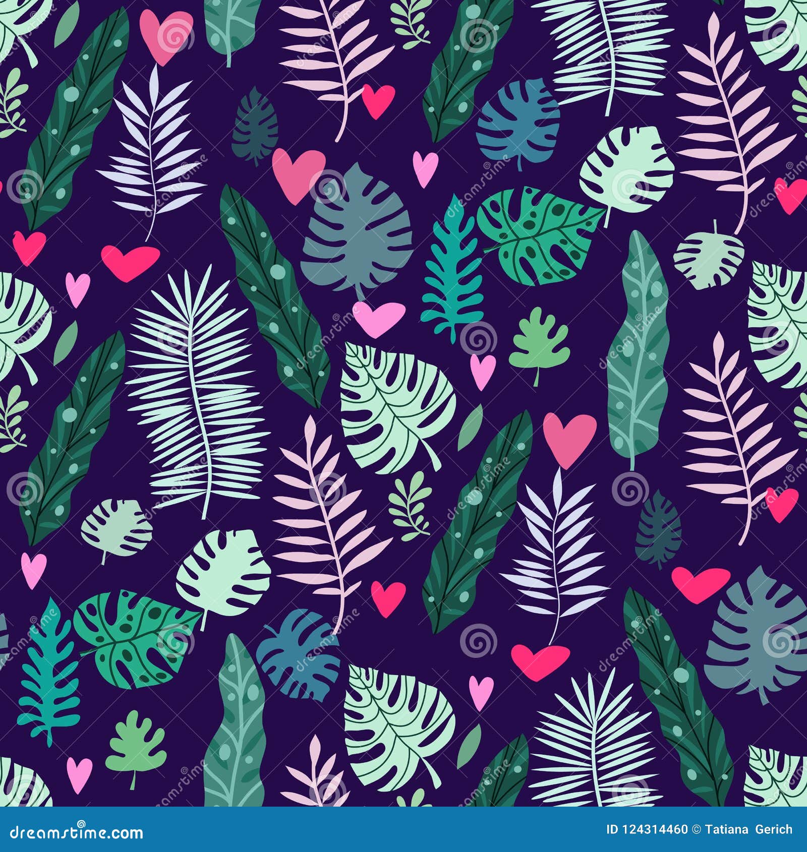 Monstera pattern18 stock vector. Illustration of botanical - 124314460