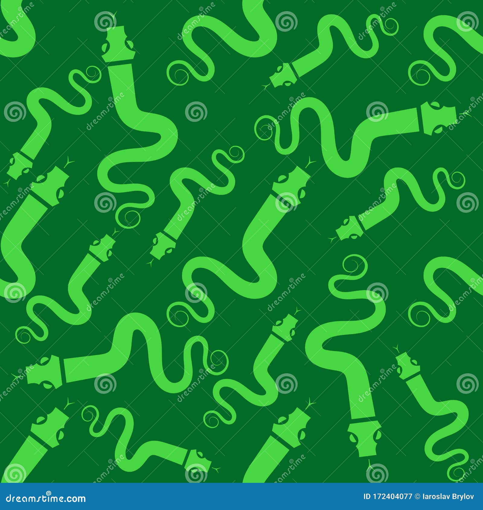 Beautiful Seamless Pattern with Snakes . Textile Stock Vector ...