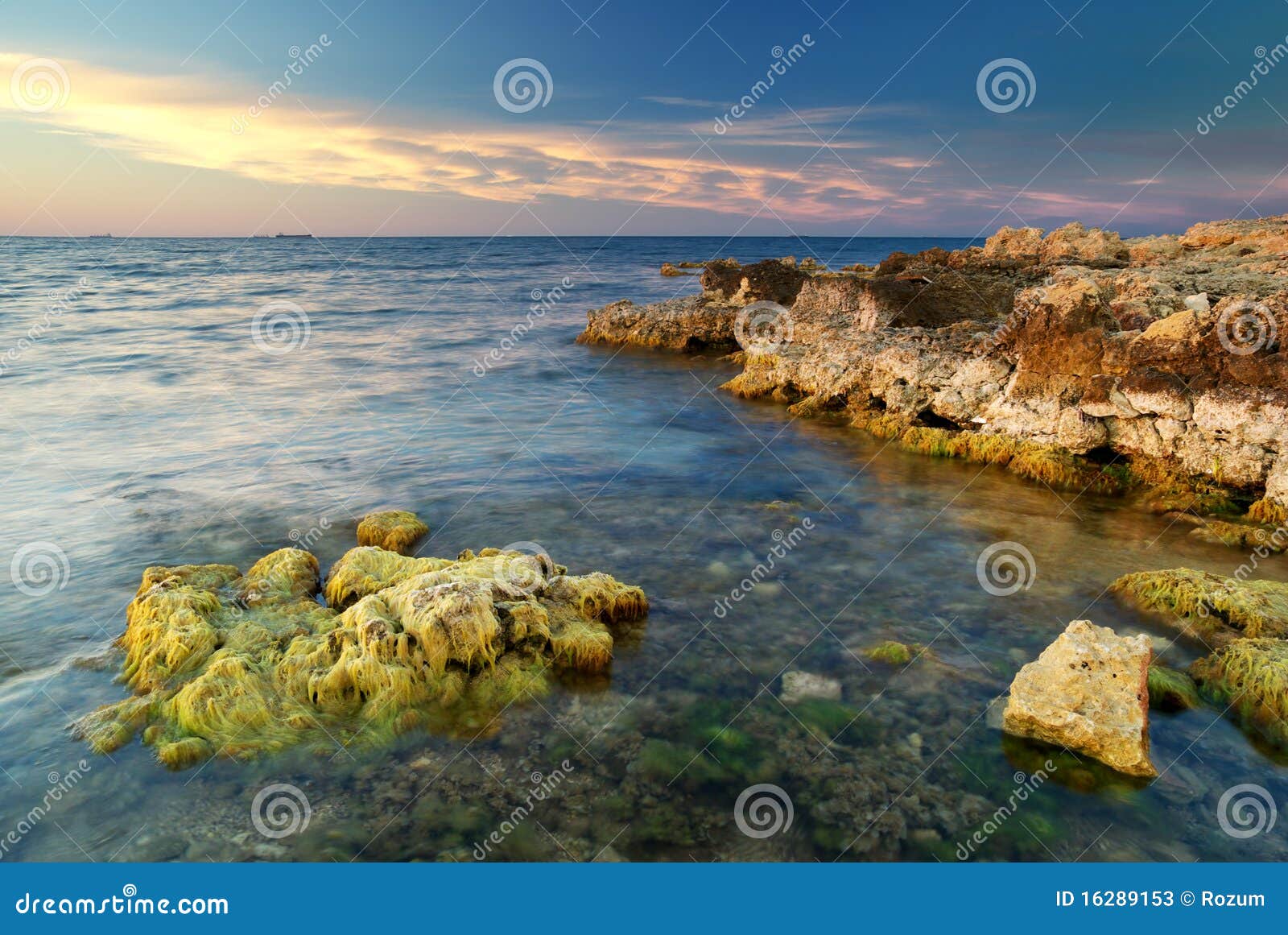 Beautiful seascape stock image. Image of shore, ocean - 16289153