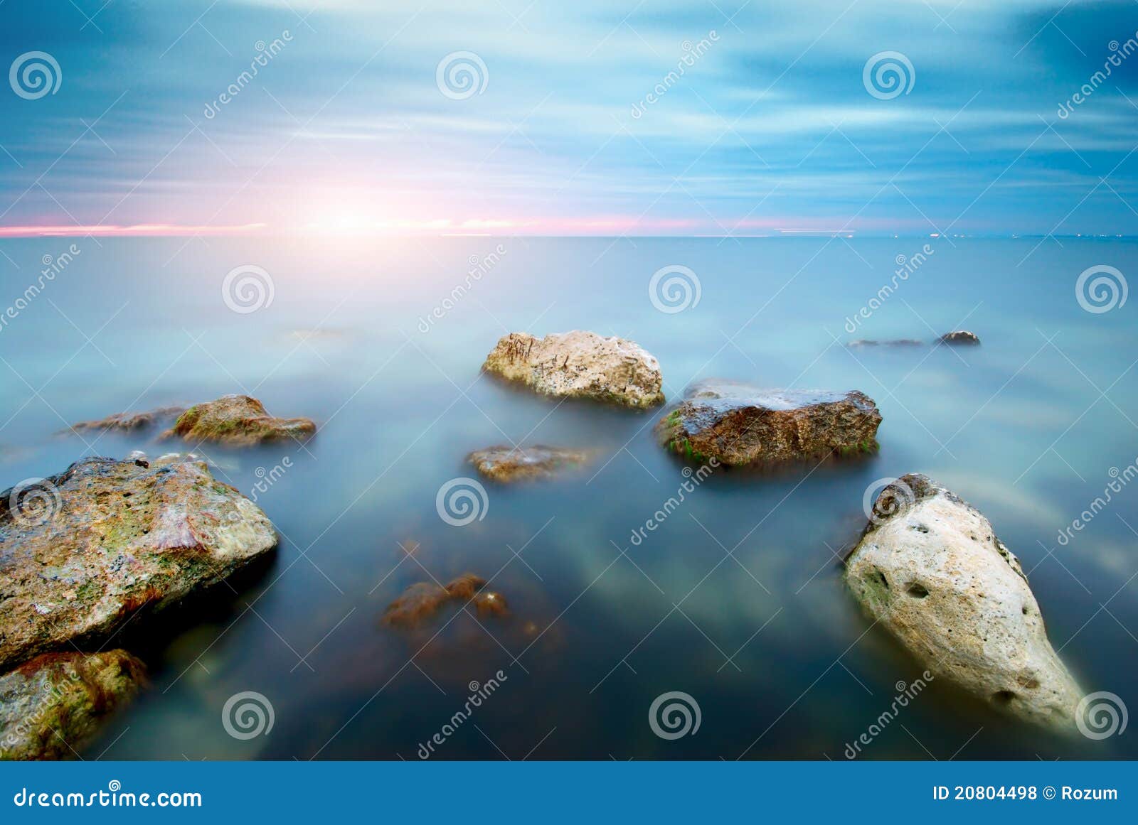 Beautiful seascape stock photo. Image of season, clouds - 20804498
