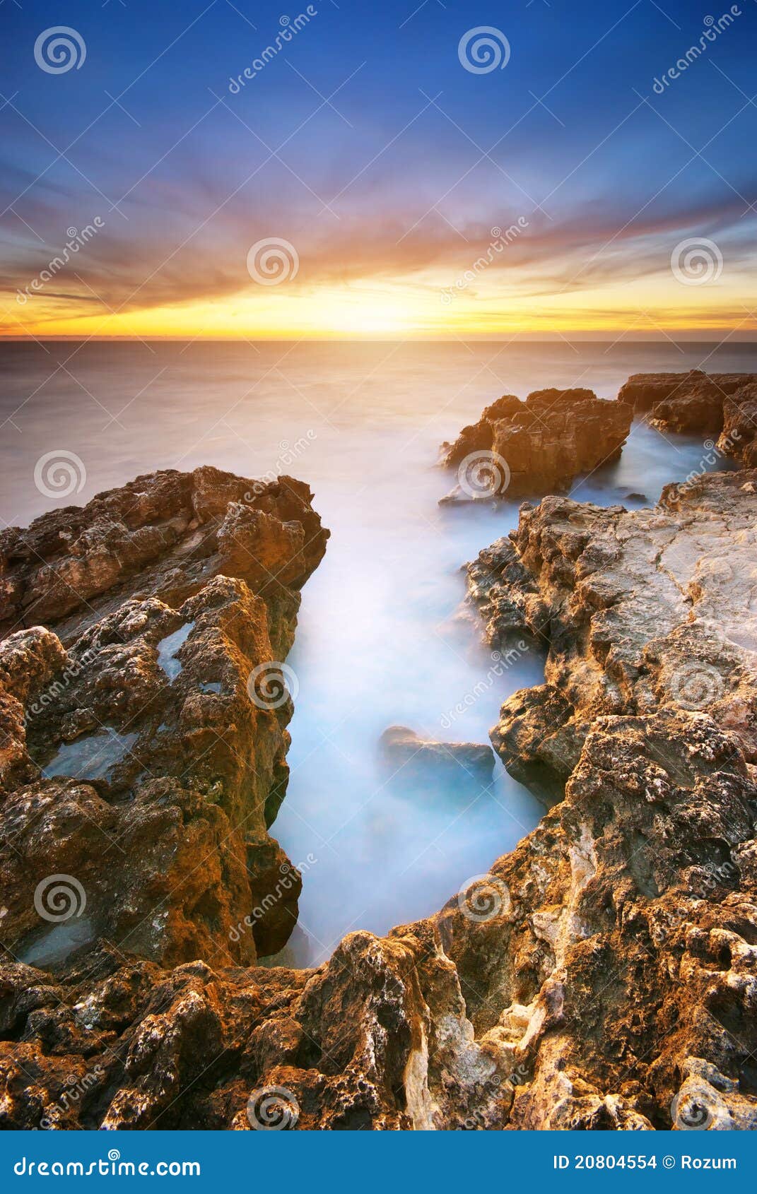 Beautiful seascape stock photo. Image of shapes, clouds - 20804554