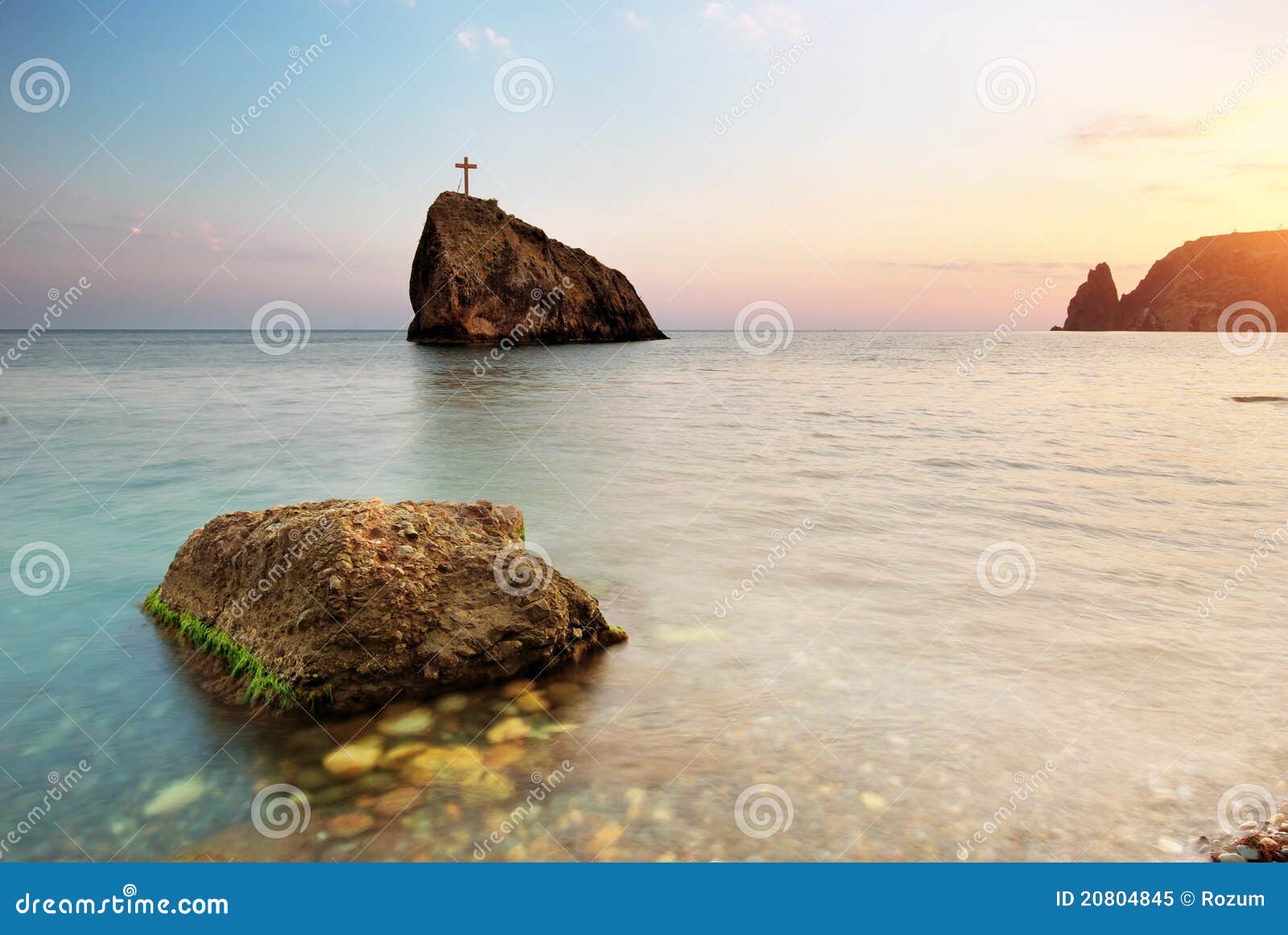 Beautiful seascape stock image. Image of stone, nature - 20804845
