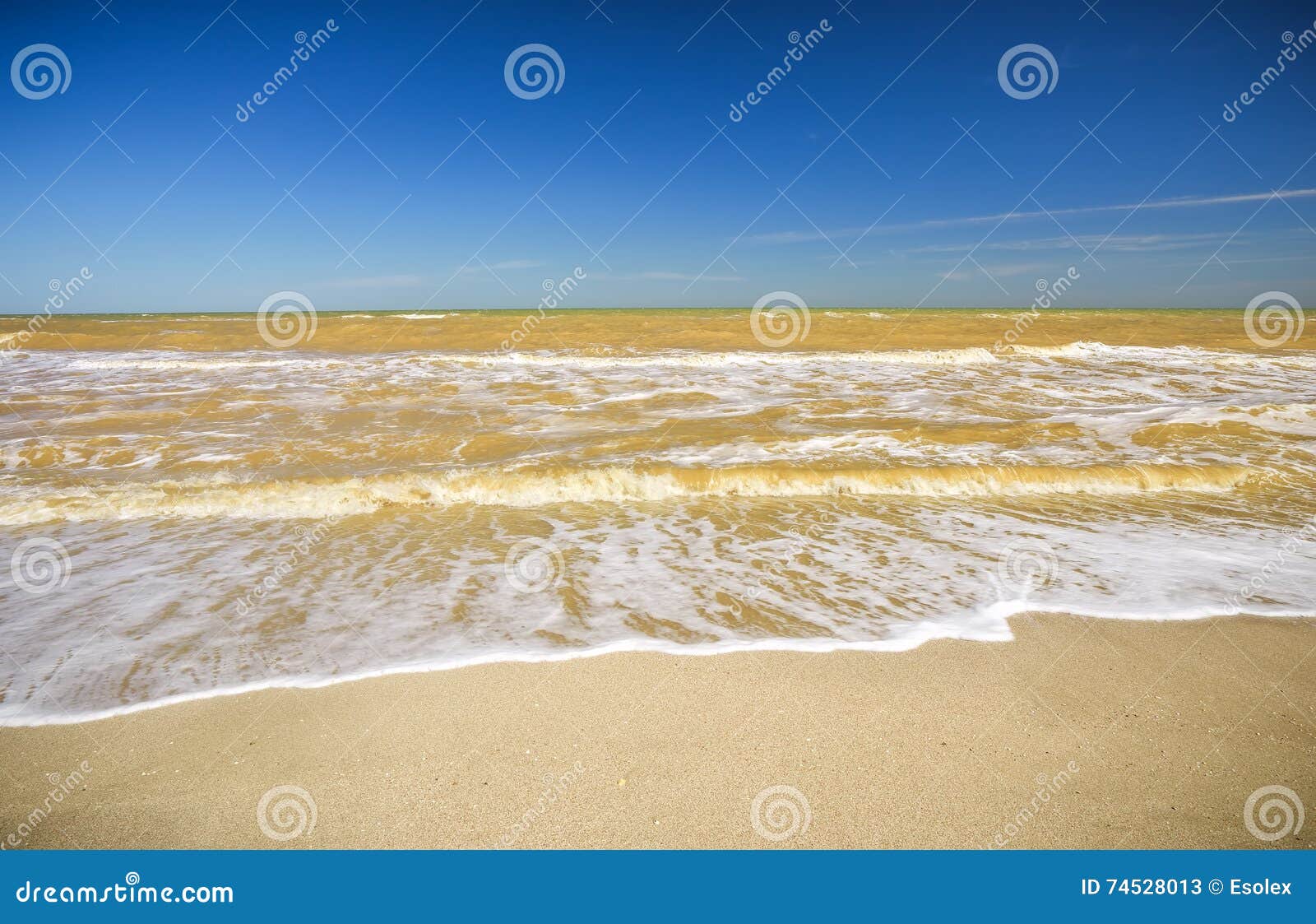 Beautiful Seascape. Broken Water. Lumpy Sea Stock Image - Image of ...