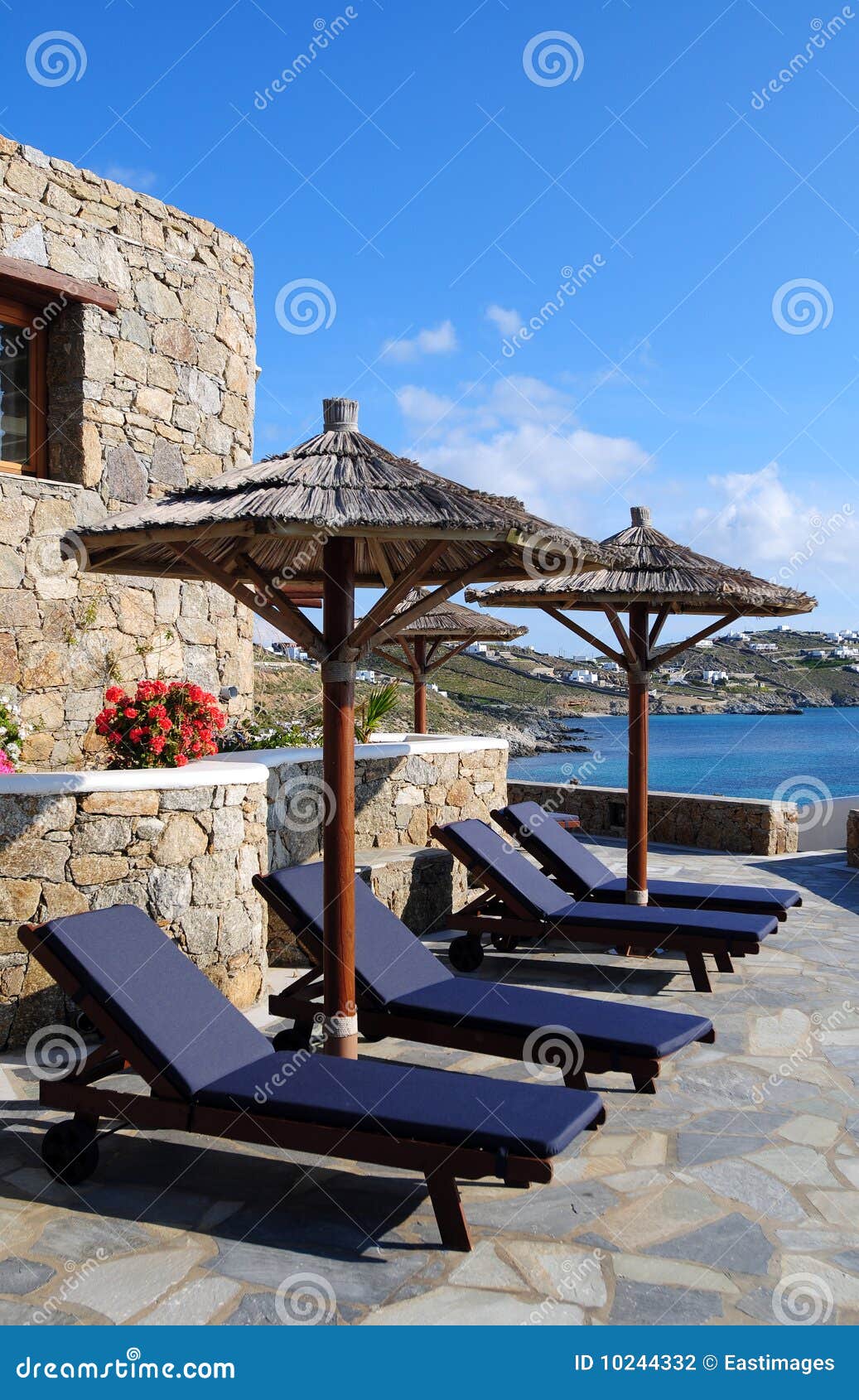 Beautiful Seaside stock photo. Image of poolside, relax - 10244332