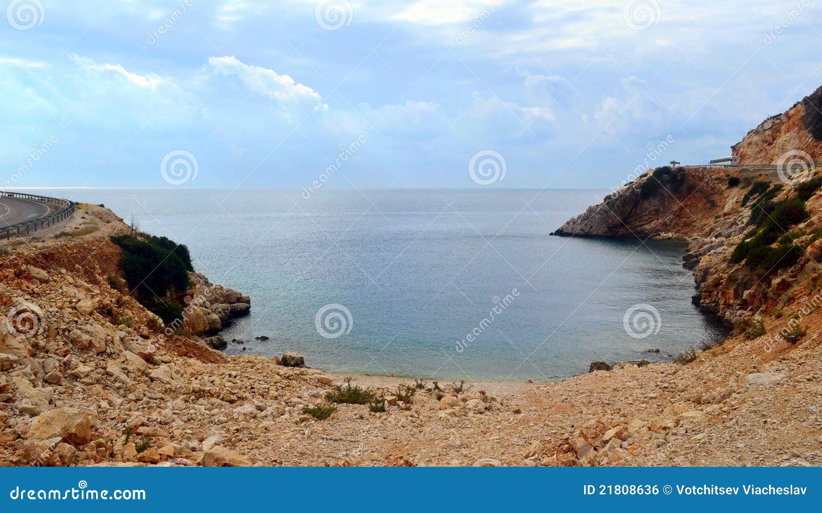 Beautiful seaside stock photo. Image of background, blue - 21808636