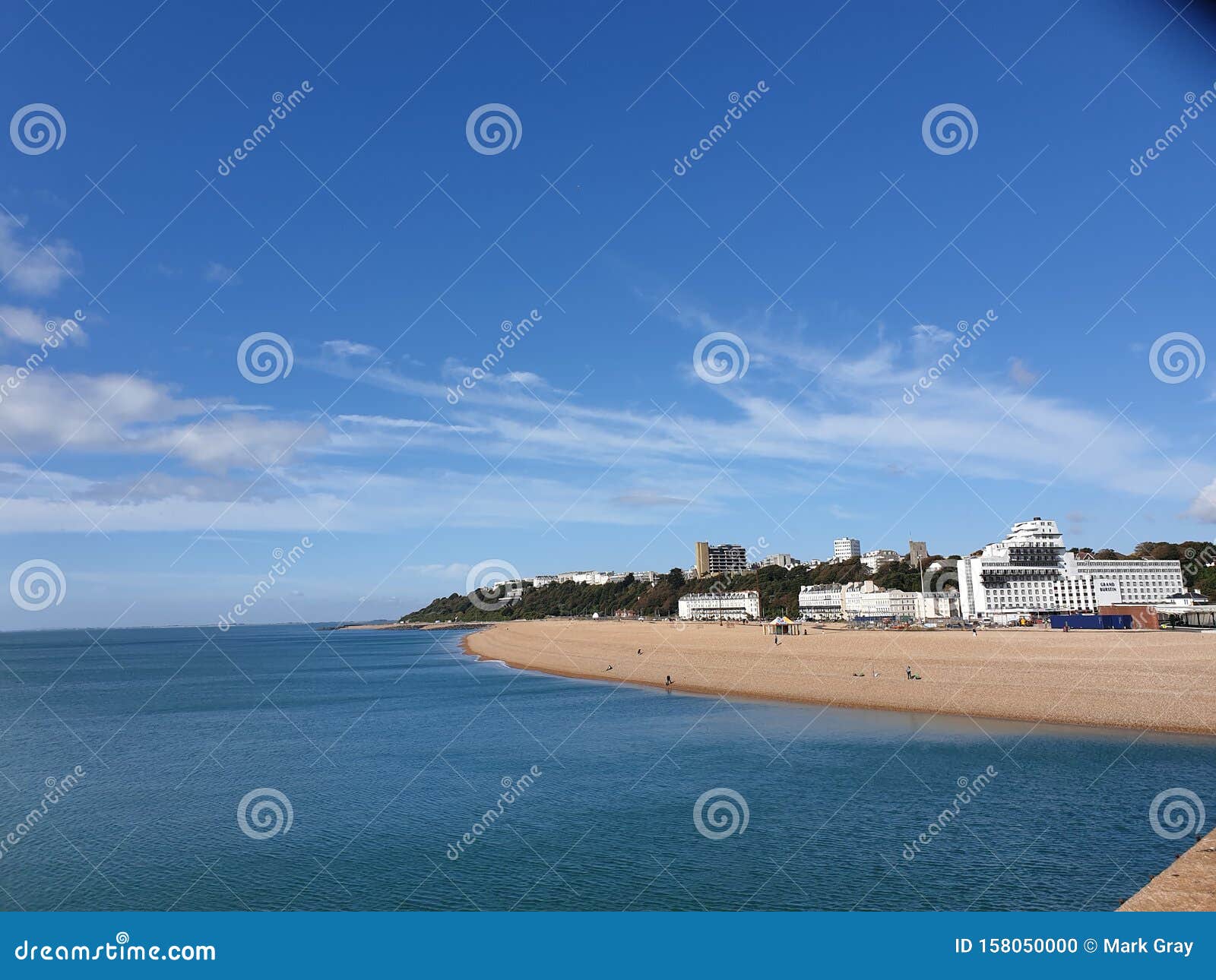 Day at the Seaside stock photo. Image of sand, blue - 158050000