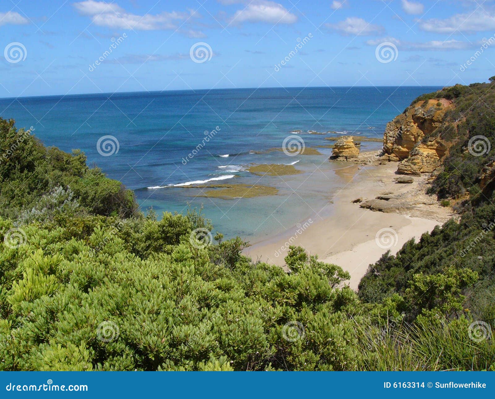 Beautiful seaside view stock photo. Image of beat, lash - 6163314