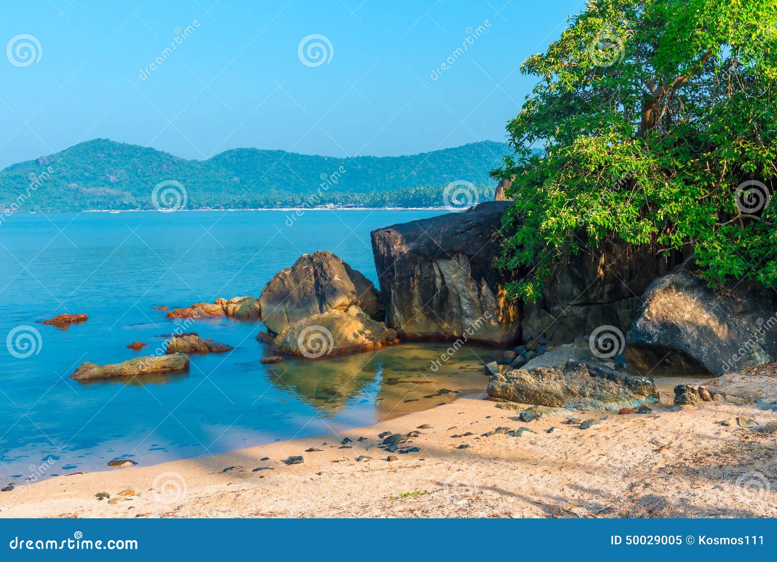 Beautiful Secluded Place in a Lagoon Stock Image - Image of summer ...