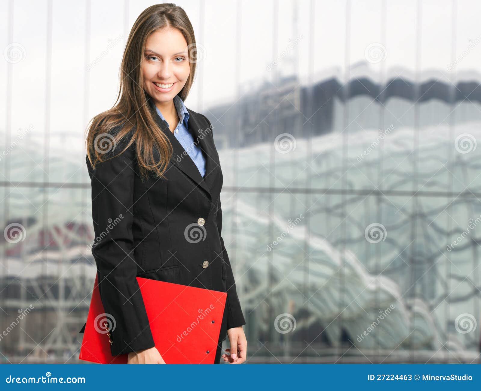 Beautiful secretary stock image. Image of education, urban - 27224463