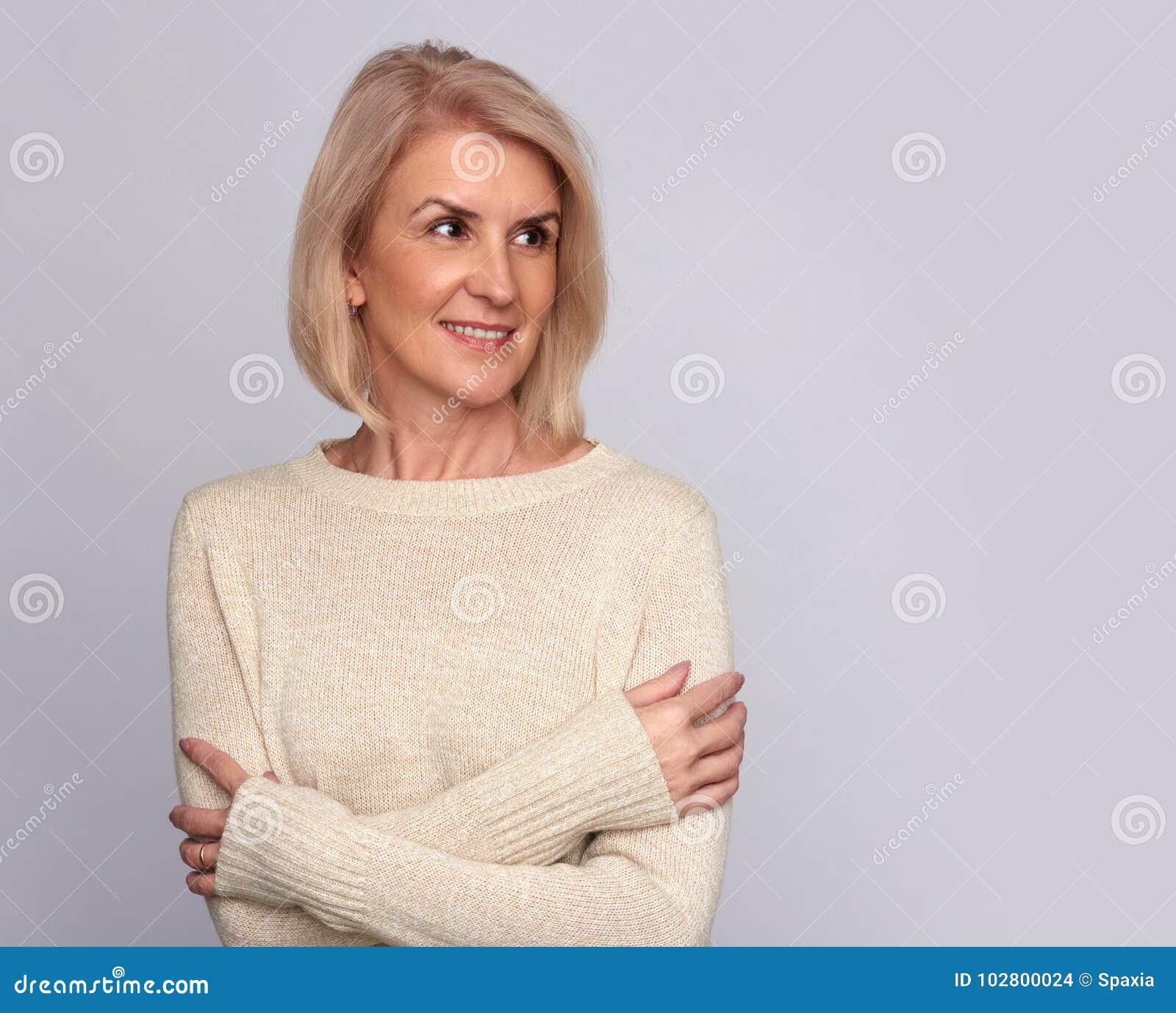 Beautiful Senior Woman Looking Away. Isolated Stock Photo - Image of ... Beautiful Senior Woman Looking Away. Isolated Stock Photo - Image of ...