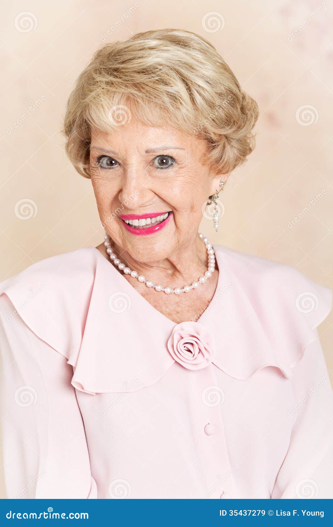 Beautiful Senior Woman Portrait Stock Image Image Of Dressed