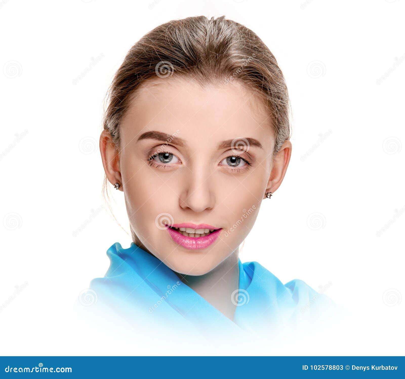 Beautiful sensitive woman stock image. Image of allure - 102578803