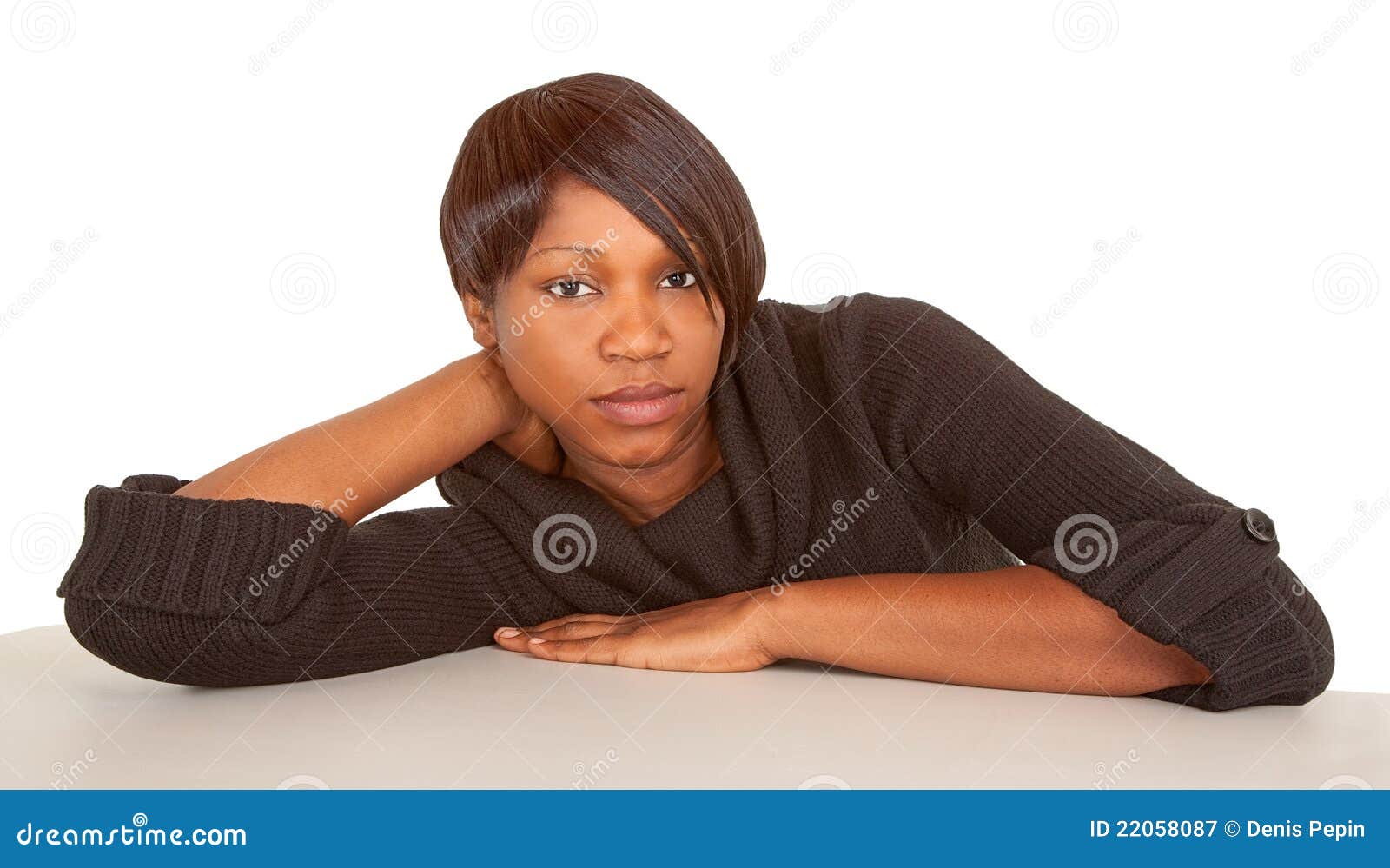 Beautiful and Serious Lady stock image. Image of lady - 22058087