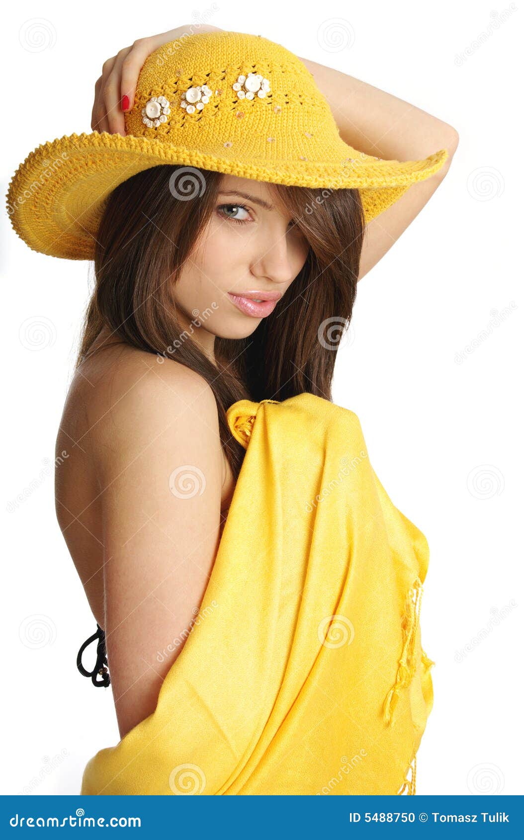 Beautiful summer woman stock photo. Image of happy, swimwear - 5488750