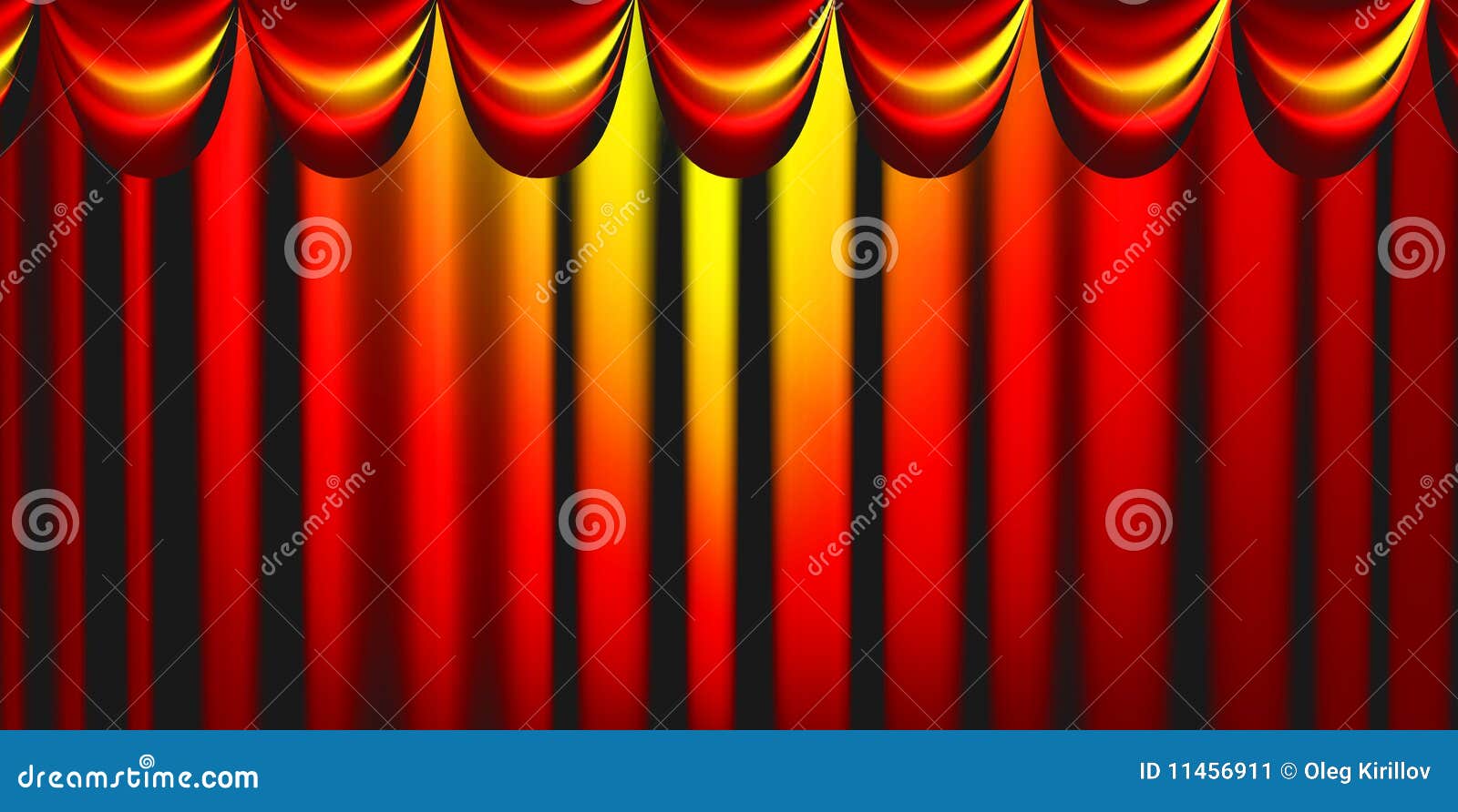 Beautiful Shades of Fiery Color Stock Illustration - Illustration of ...