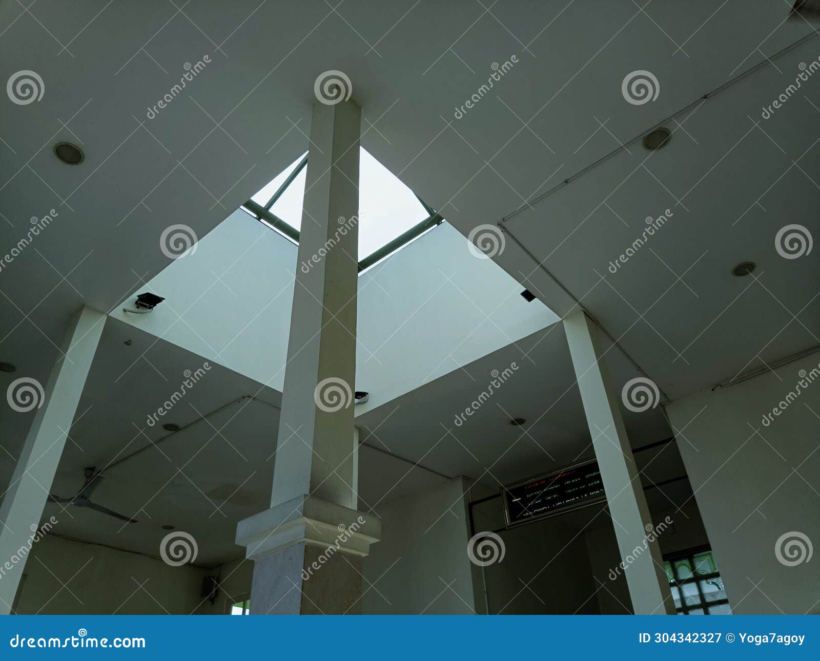 Beautiful Shadow from Building Architecture Design Stock Image - Image ...