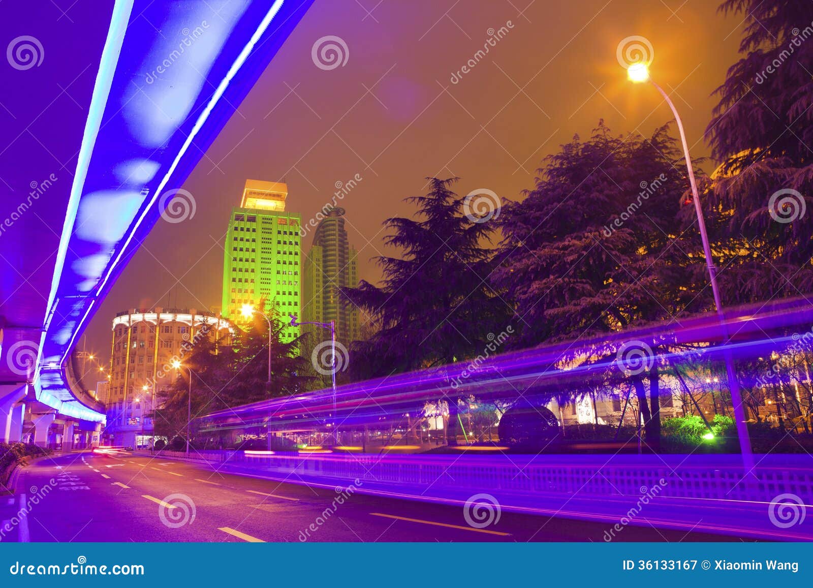 Beautiful Shanghai stock image. Image of capital, dark - 36133167