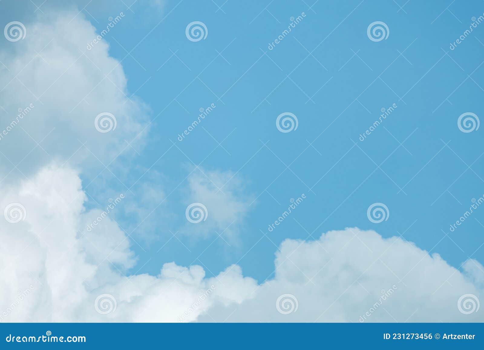 Beautiful Shape of Cloud and Blue Sky for Background, Abstract Texture ...