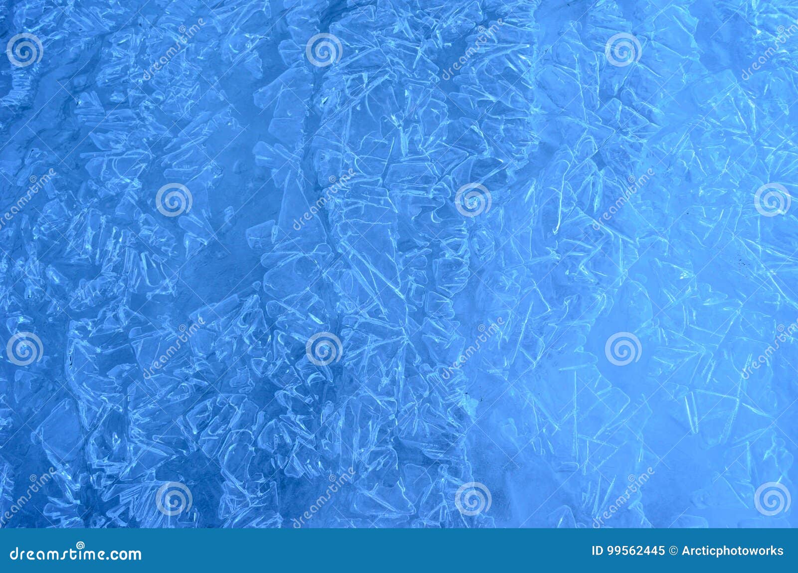 Beautiful Shapes on Blue River Ice Stock Image - Image of bright, flake ...