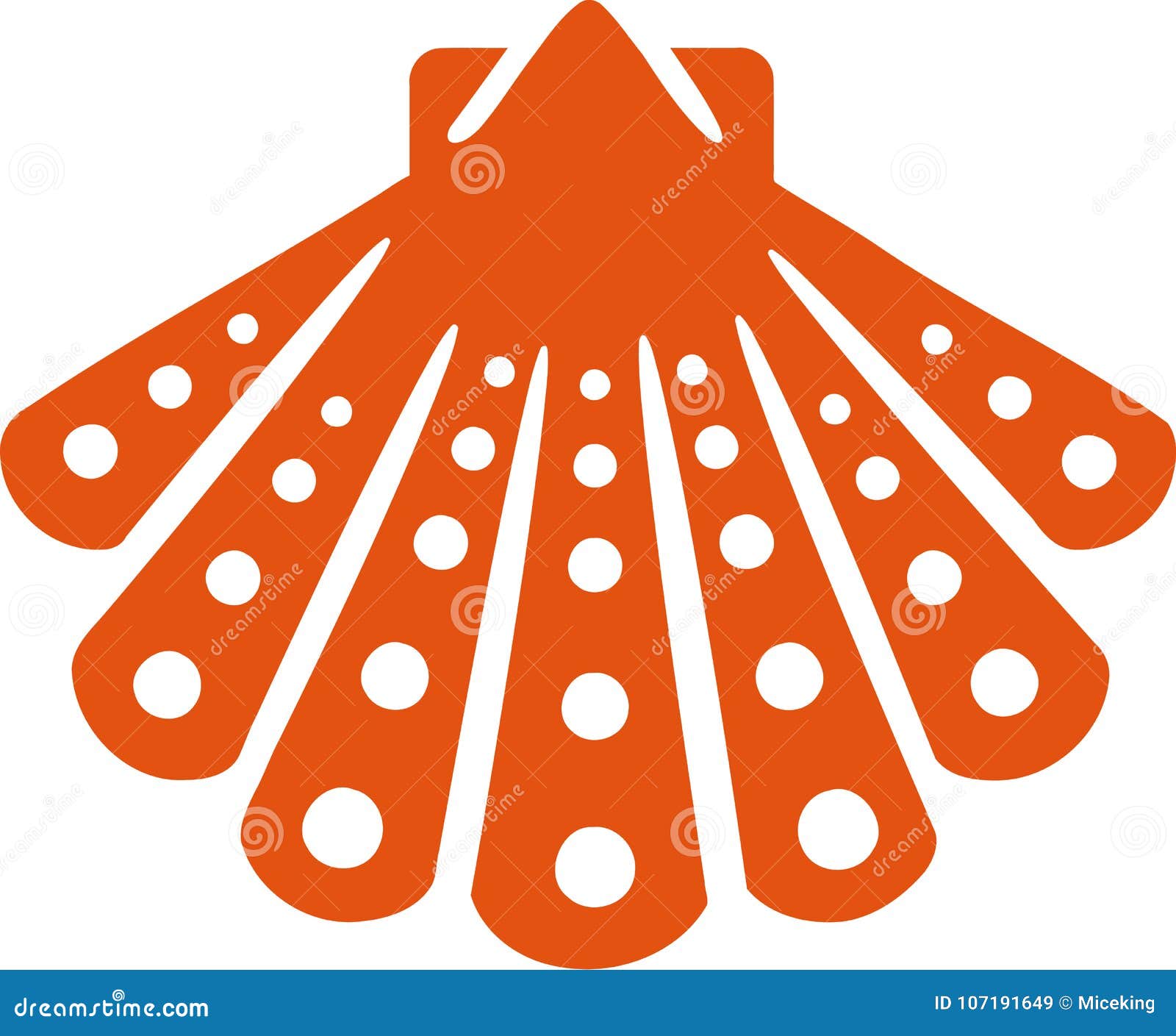 Beautiful shell icon stock vector. Illustration of pictogram - 107191649