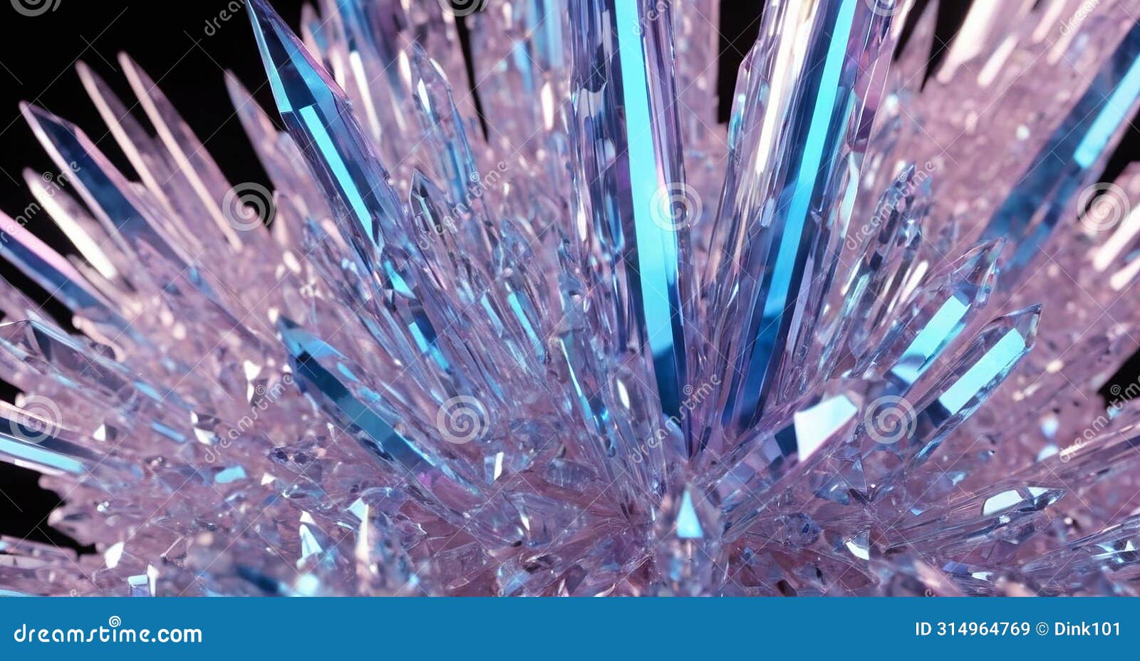 Beautiful Shine Sharp Crystals Close-up Background Stock Illustration ...