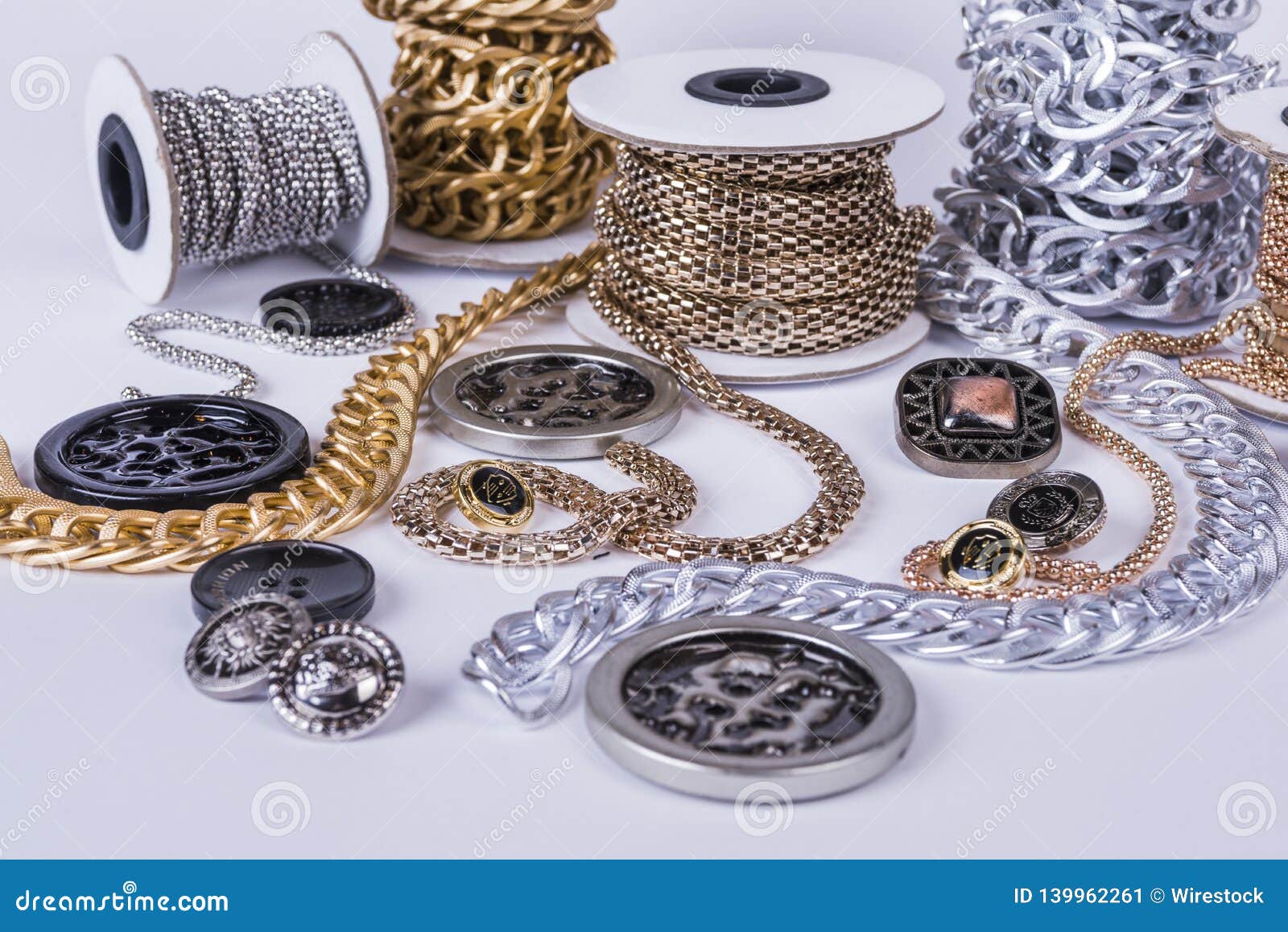 Beautiful shiny chains stock image. Image of elegant - 139962261