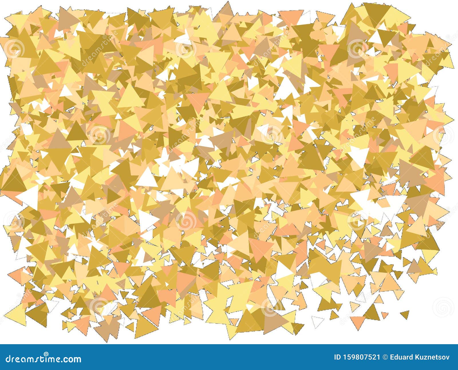 Beautiful Shiny Falling Triangles Stock Illustration - Illustration of ...