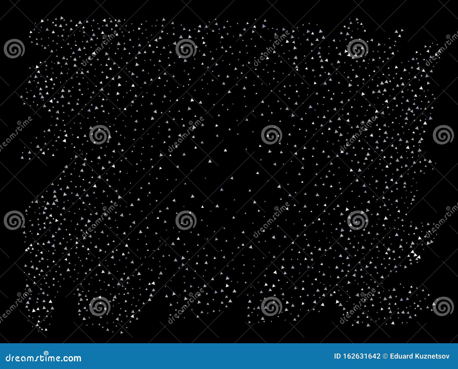 Beautiful Shiny Falling Triangles Stock Illustration - Illustration of ...