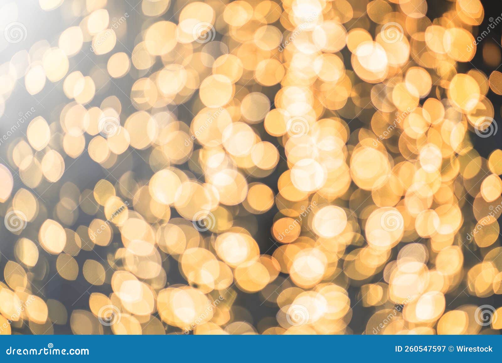Beautiful Shiny Golden Bokeh Lights Stock Image - Image of circle ...