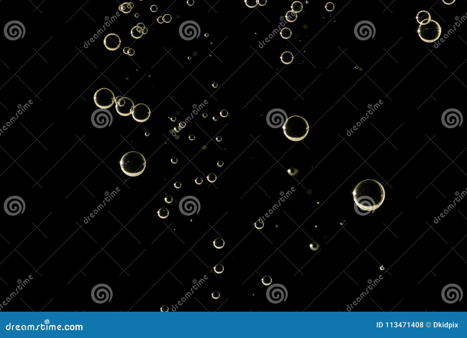 Dark shiny bubbles stock illustration. Illustration of golden - 113471408