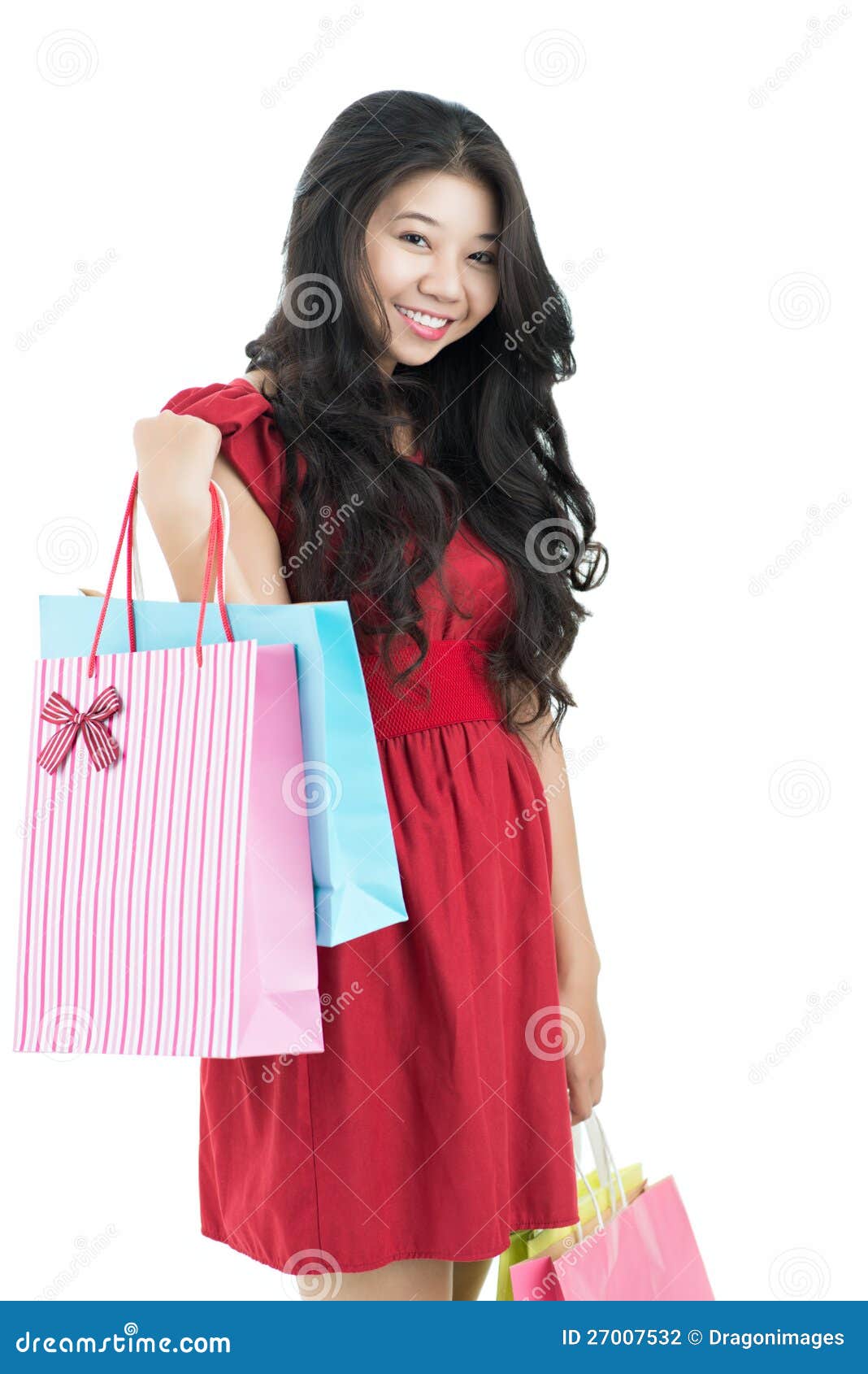 Beautiful shopper stock photo. Image of buyer, happiness - 27007532