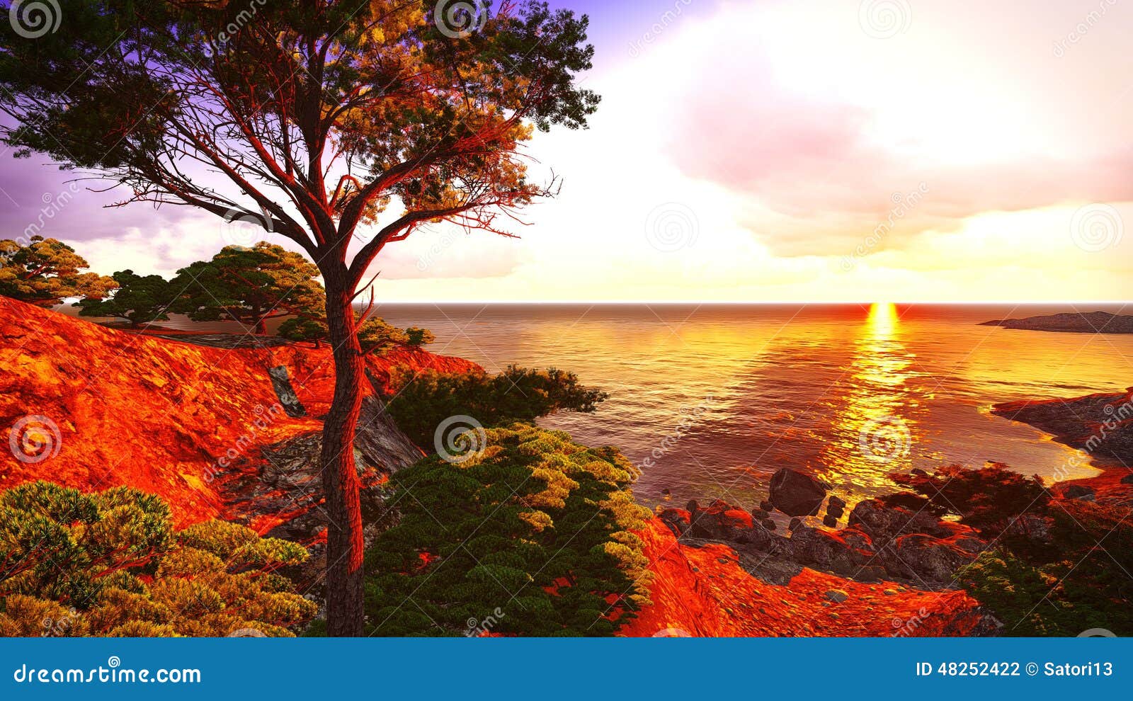 Beautiful shore stock photo. Image of coast, rocky, scenic - 48252422