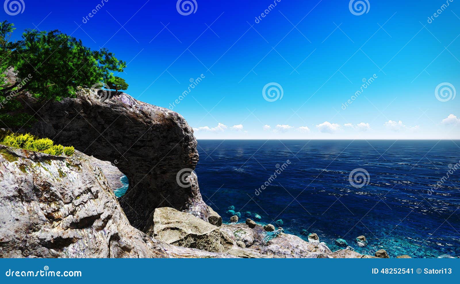 Beautiful shore stock image. Image of beautiful, beach - 48252541