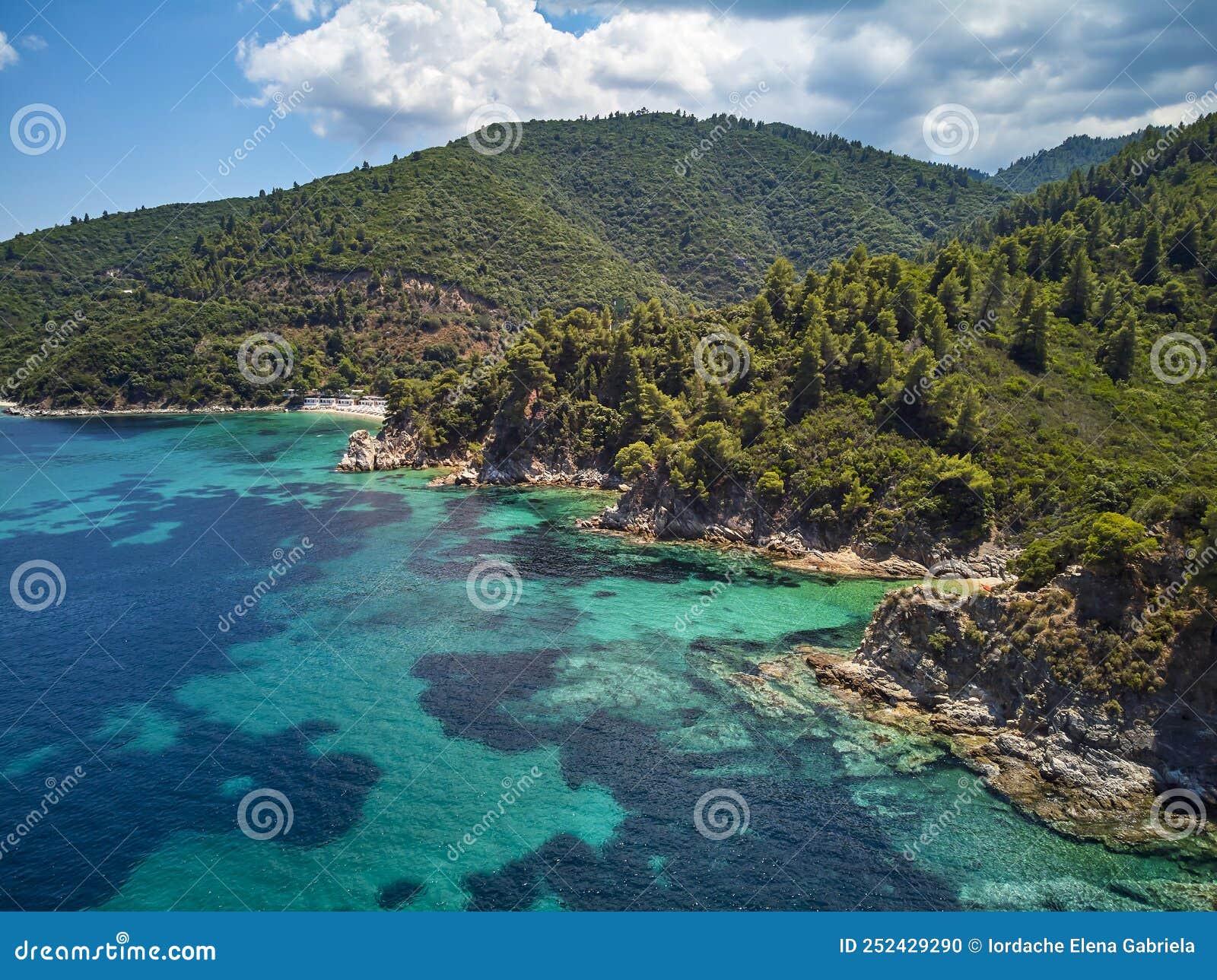 Beautiful Shore with Transparent Water Stock Photo - Image of landscape ...