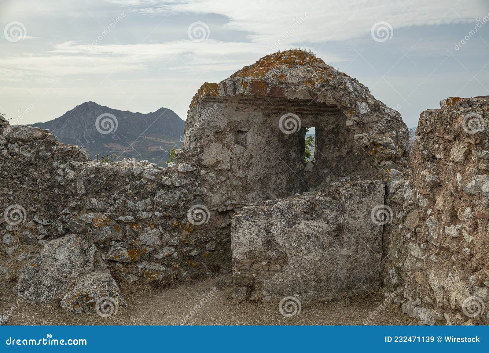 Beautiful Shot of an Abandoned Destroyed Castle Stock Image - Image of ...