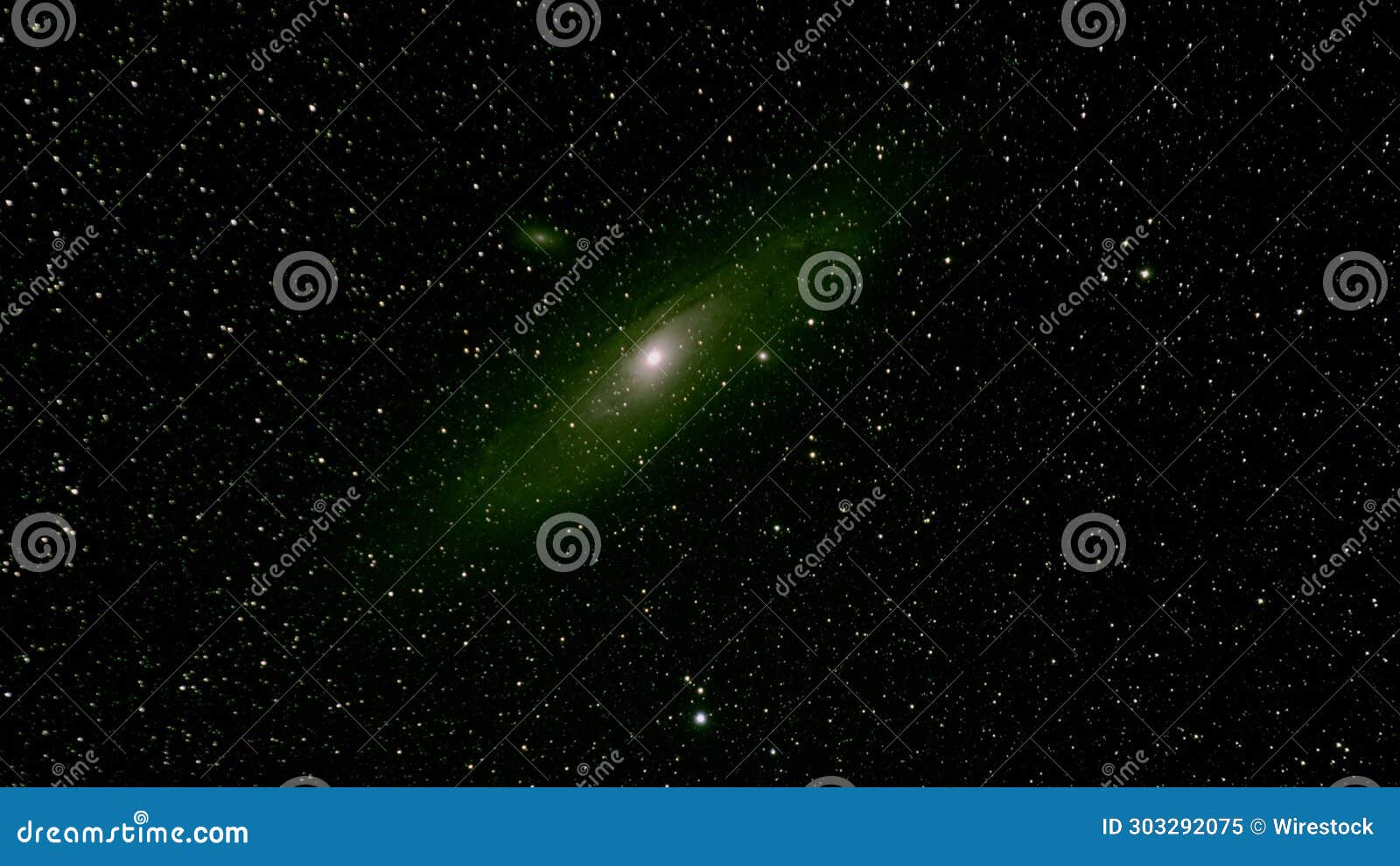 Beautiful Shot of the Andromeda Galaxy in a Starry Night Sky Stock ...