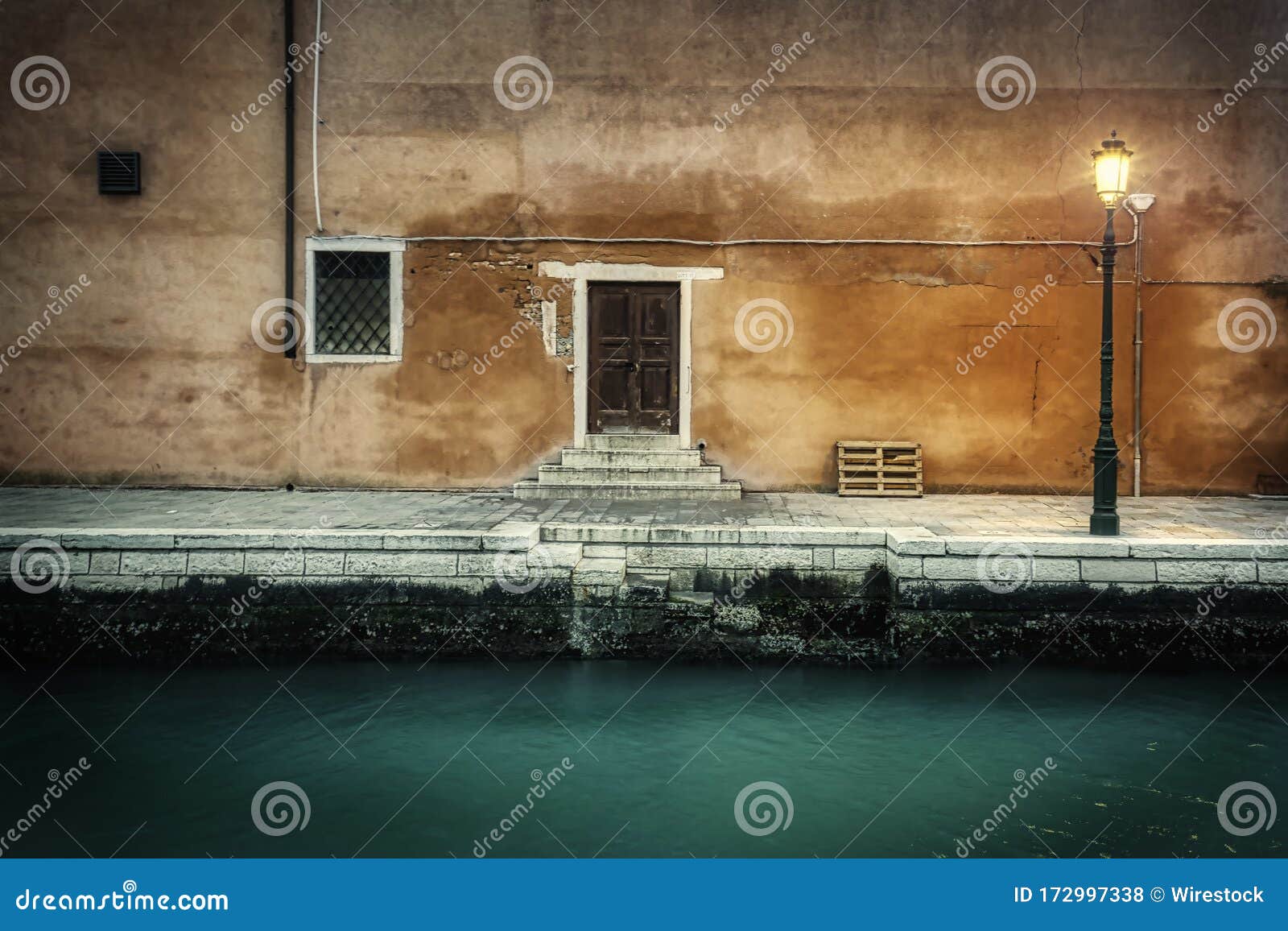 Beautiful Shot of Backstreet Canals in Venice Stock Photo - Image of ...