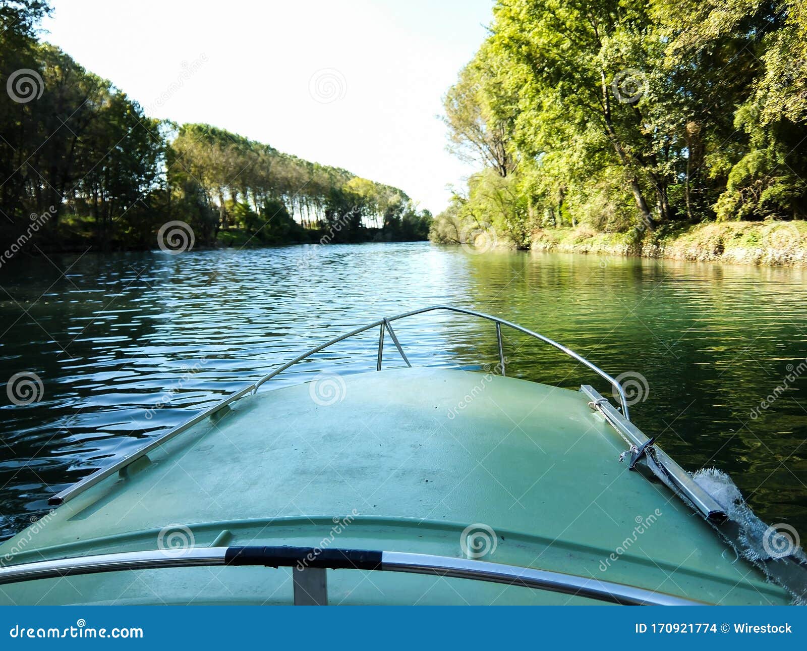Beautiful Shot of a Boat in the Lake Stock Photo - Image of sunrise ...