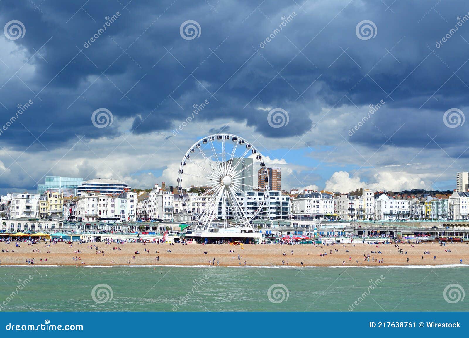 Beautiful Shot of Brighton UK Stock Image - Image of history, united ...