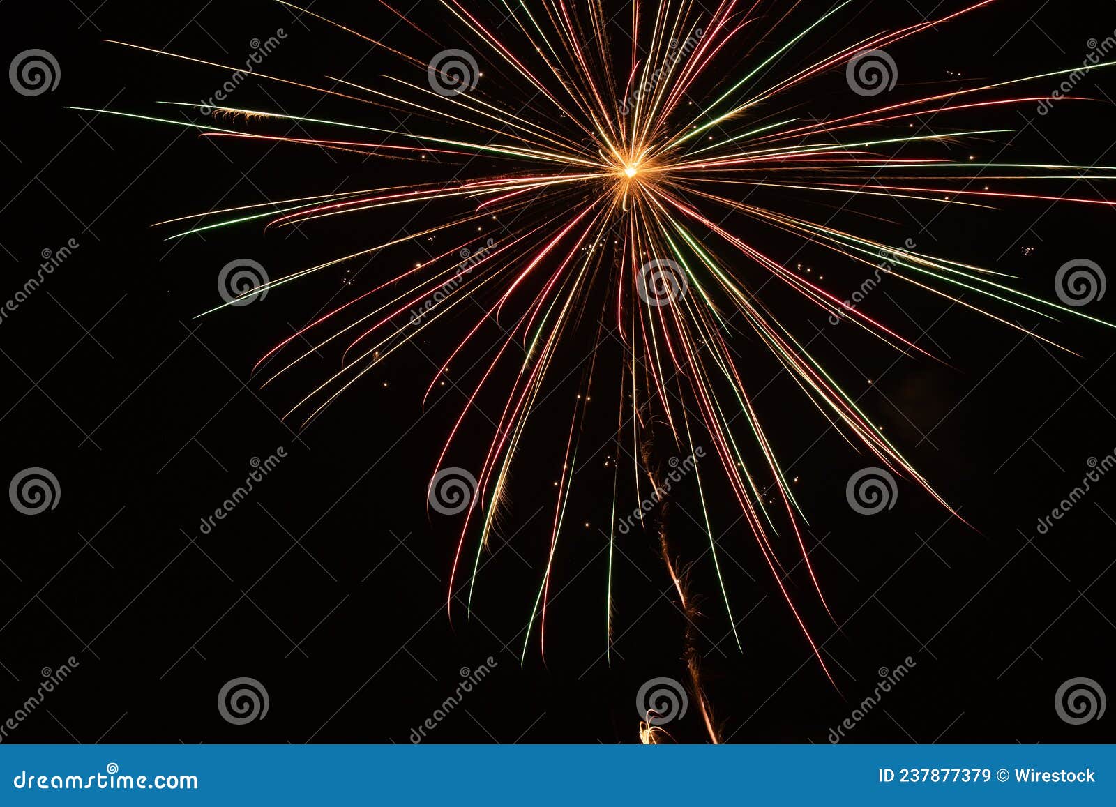 Beautiful Shot of Firework Burst Stock Image - Image of beautiful ...