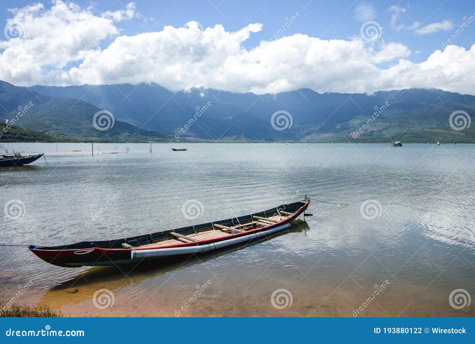 Beautiful Shot of the Lake in Lang Co Stock Photo - Image of beauty ...