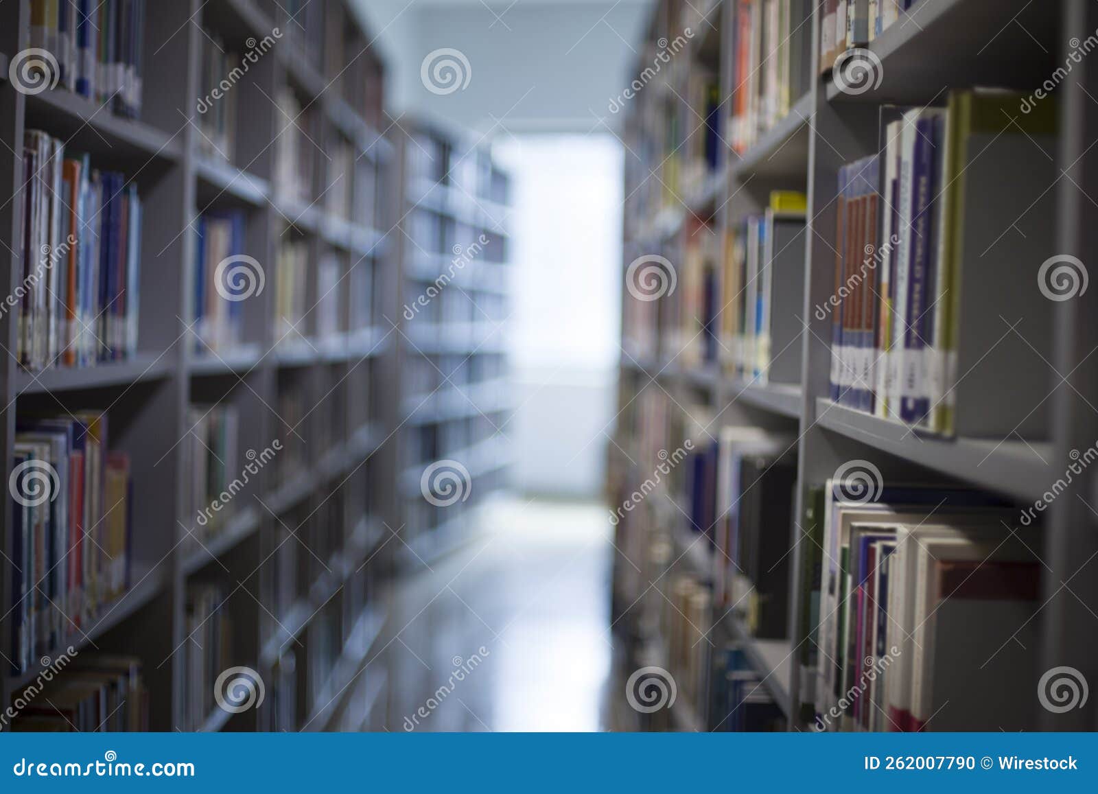 Beautiful Shot of a Library Full of Various Books Stock Photo - Image ...